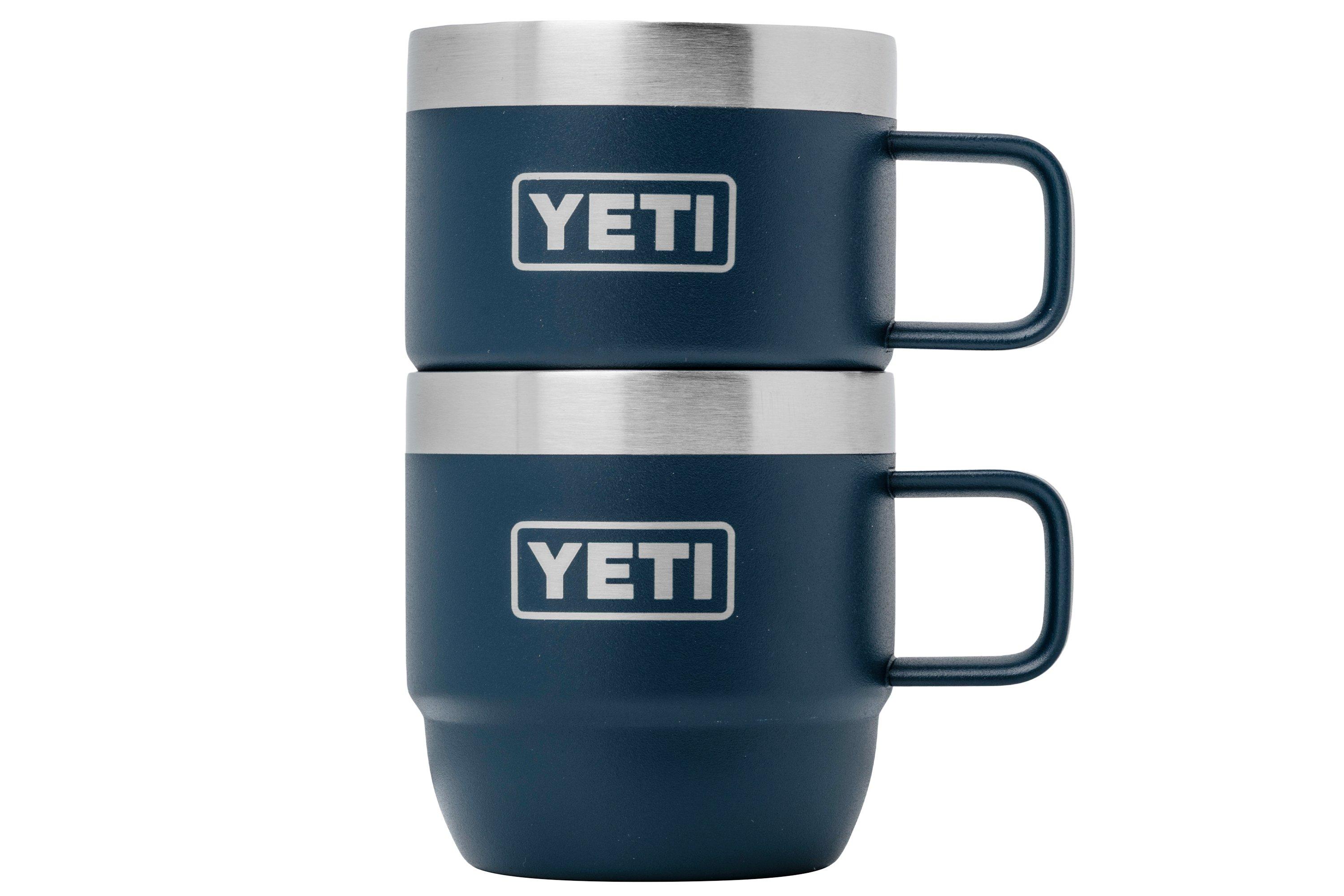 Yeti Rambler Stackable Mugs 6oz, Navy Blue, stackable thermos mugs, 177 ...