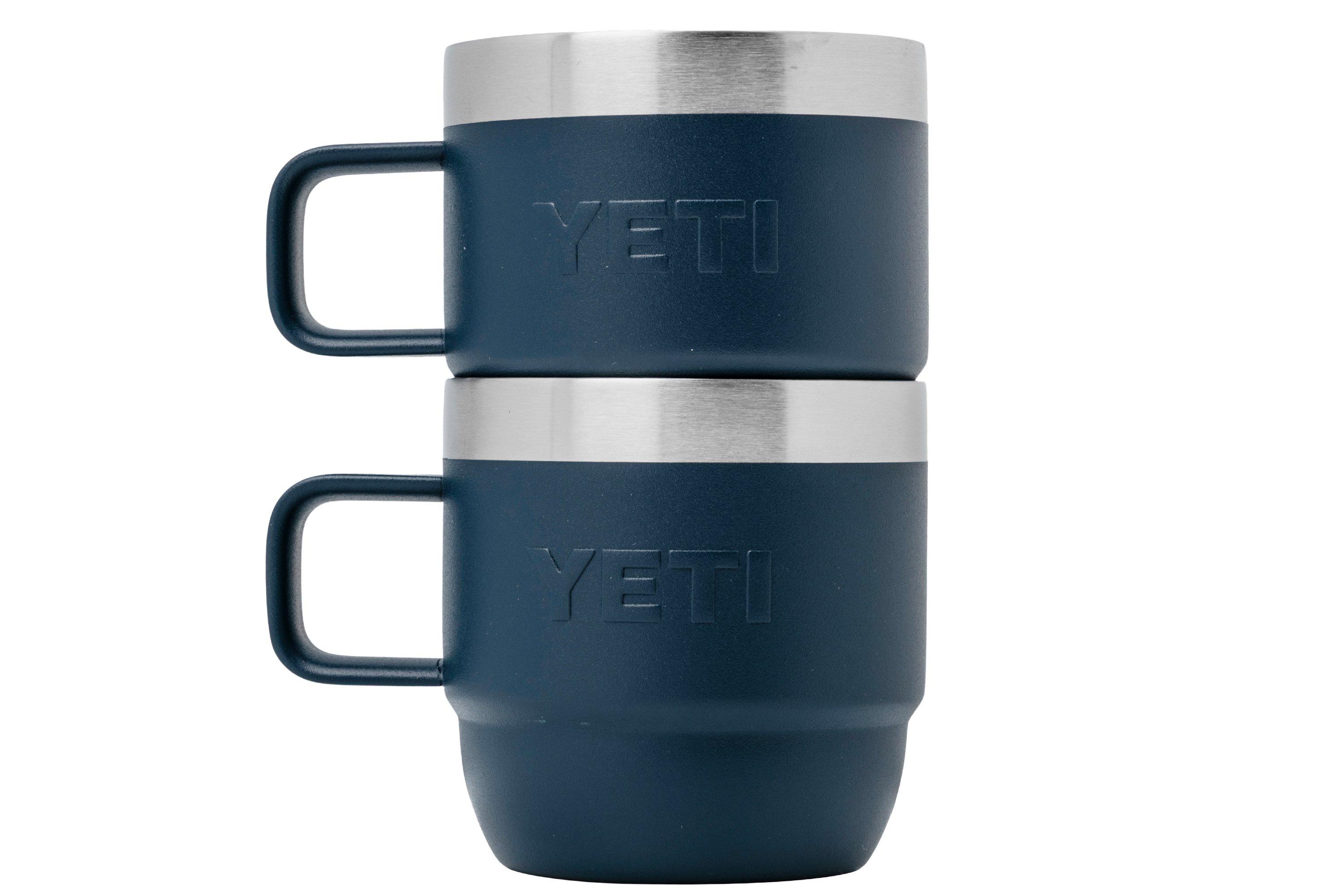 Yeti Rambler Stackable Mugs 6oz, Navy Blue, stackable thermos mugs, 177 ...