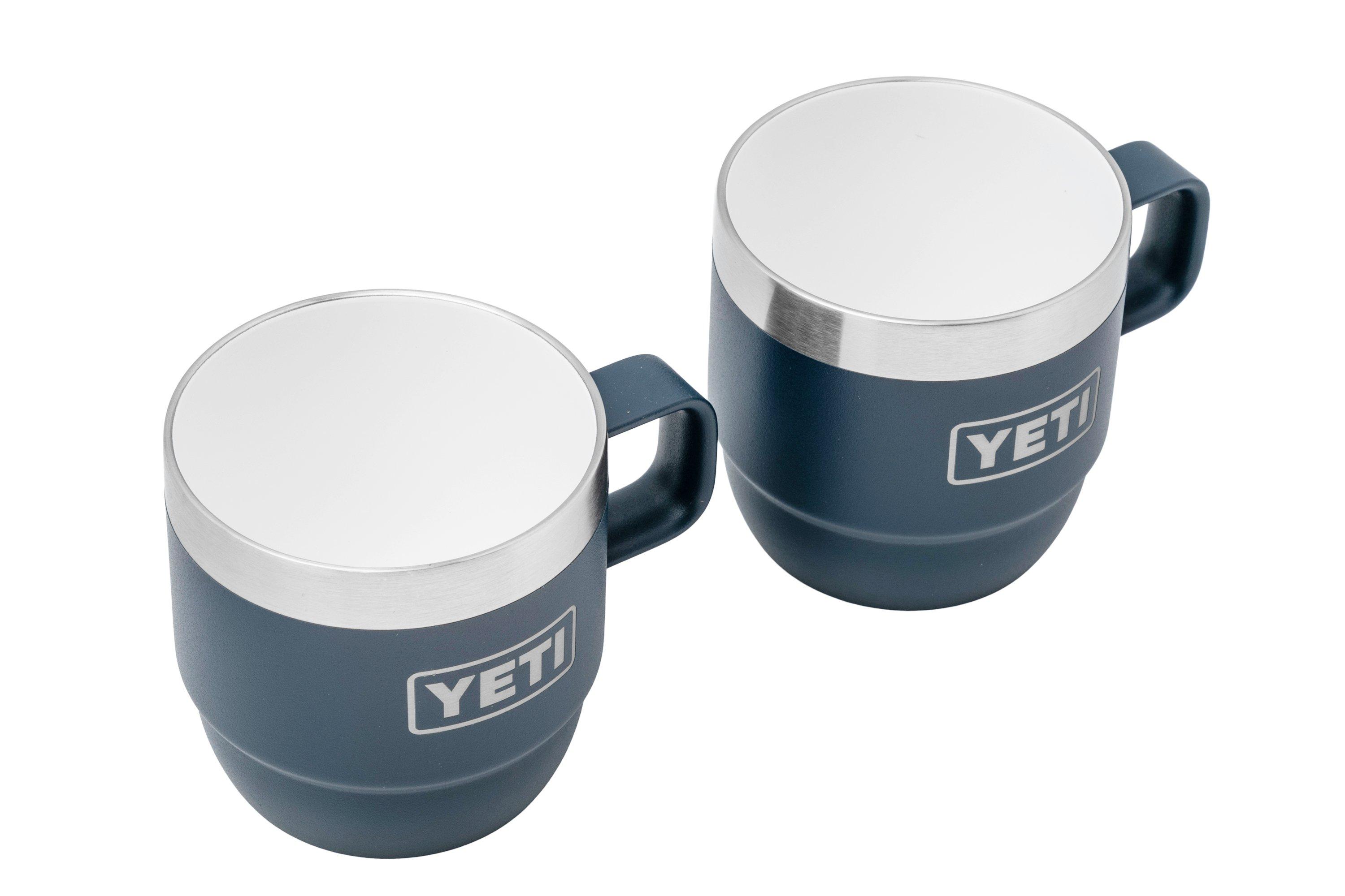 Yeti Rambler Stackable Mugs 6oz, Navy Blue, stackable thermos mugs, 177 ...