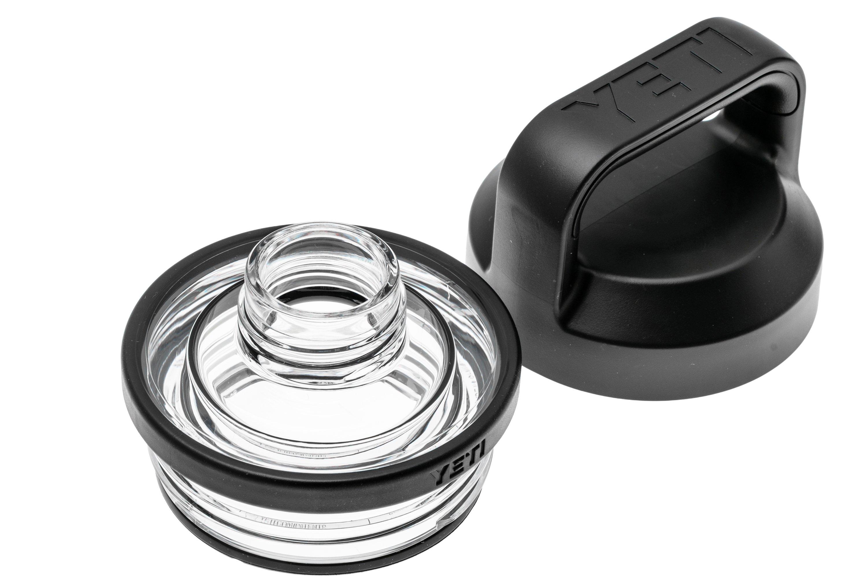 Yeti Rambler Bottle 36oz Chug Cap, Black, thermosfles met drinkdop, 1L ...