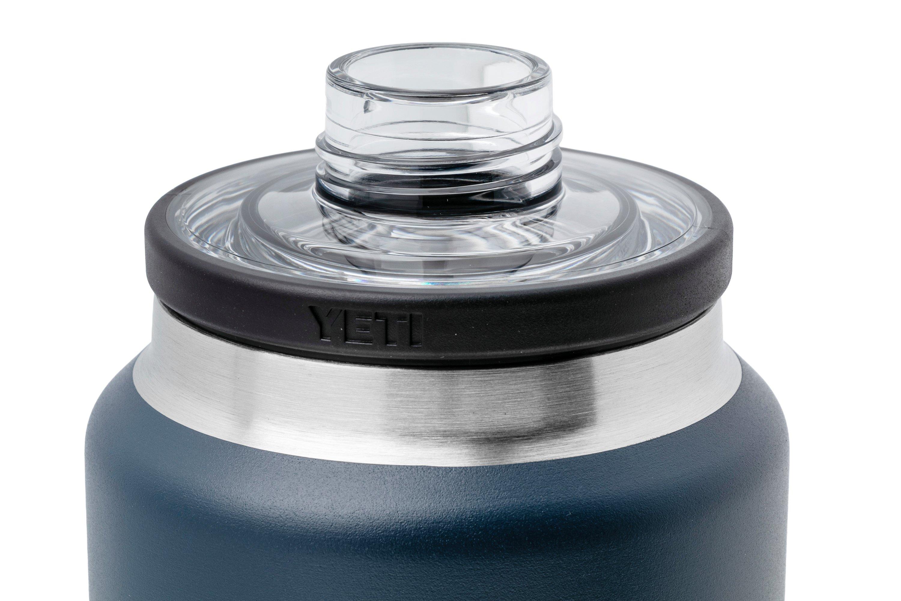 Yeti Rambler Bottle 36oz Chug Cap, Navy Blue, thermos bottle with ...