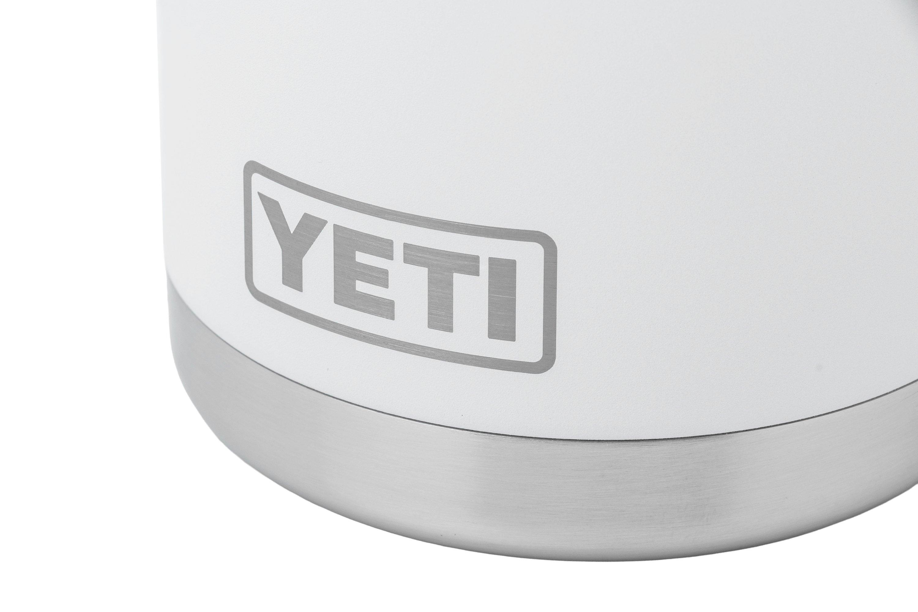 Yeti Rambler Bottle 36oz Chug Cap, White, thermos bottle with drinking ...
