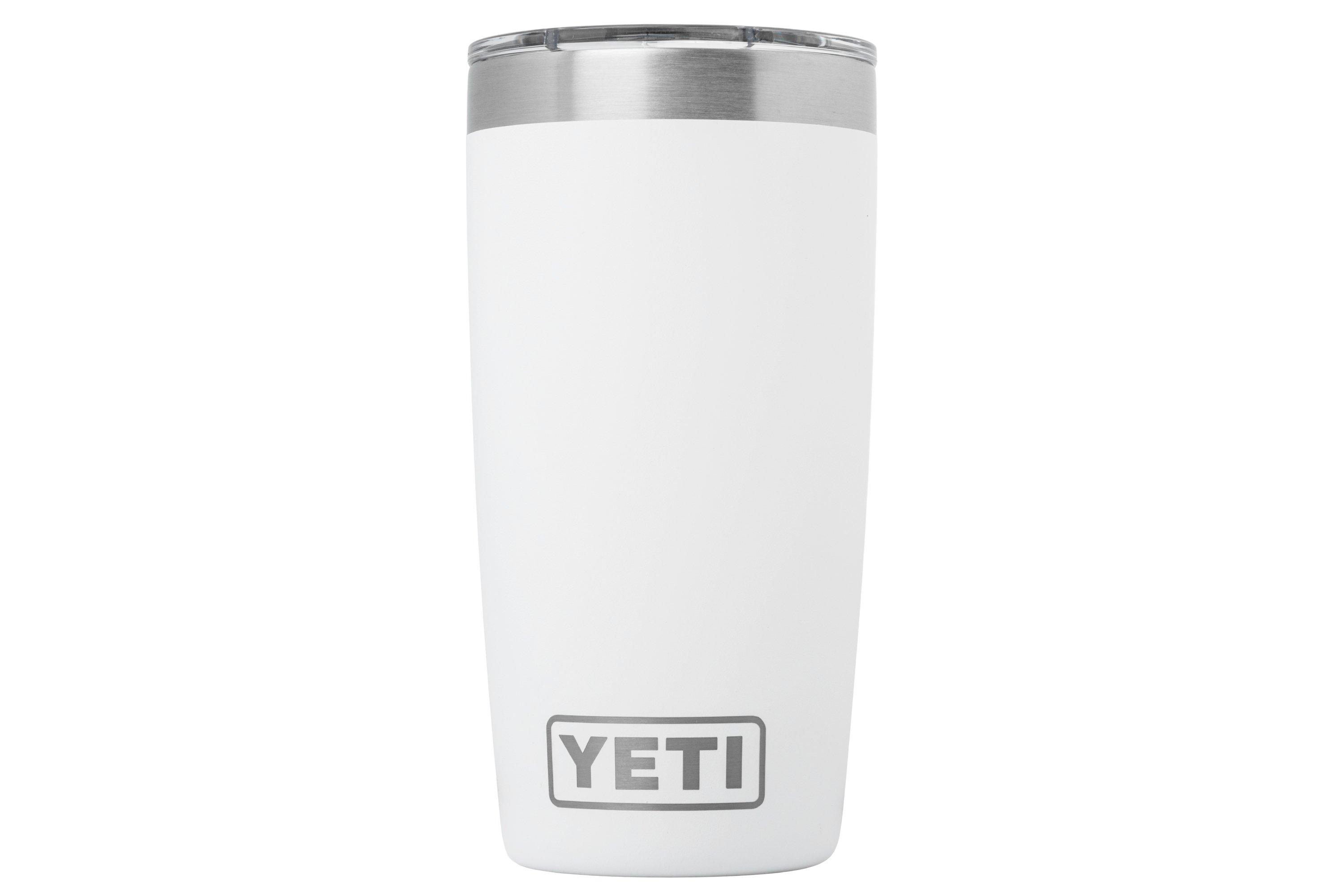 Yeti Rambler Tumbler Cup 10oz Mag Slider Lid, White, verre isotherme ...