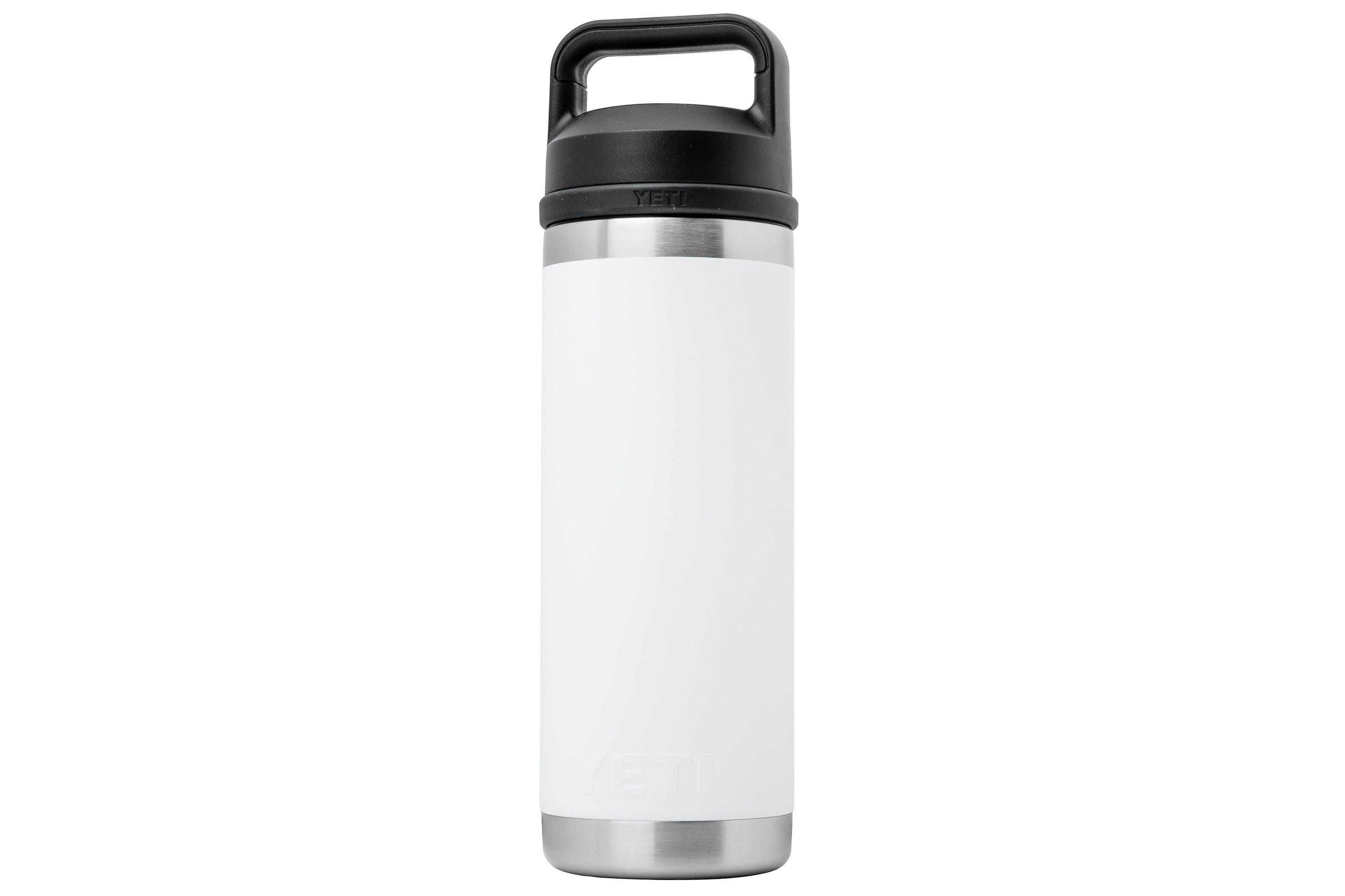 Yeti Rambler Bottle 18oz Chug Cap, White, botella térmica con boquilla ...