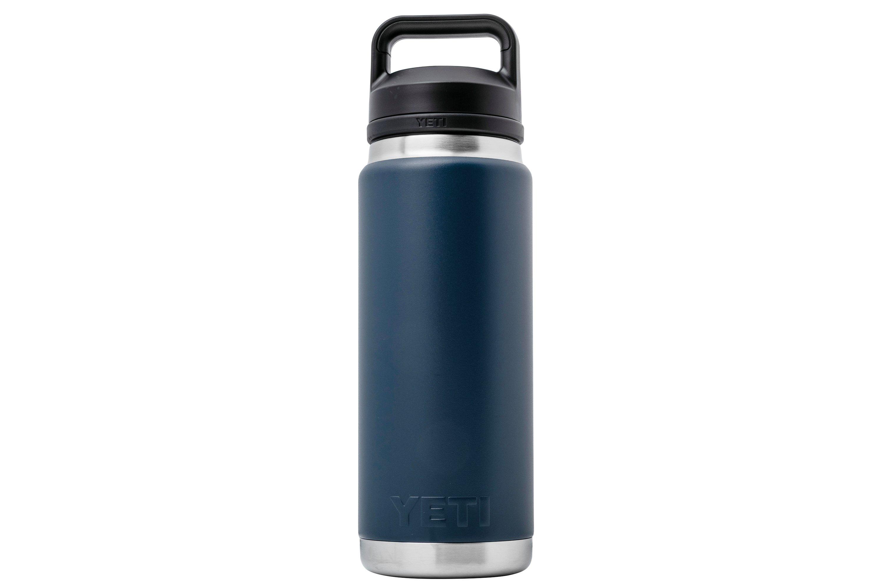 Yeti Rambler Bottle 26oz Chug Cap, Navy Blue, thermos bottle with ...