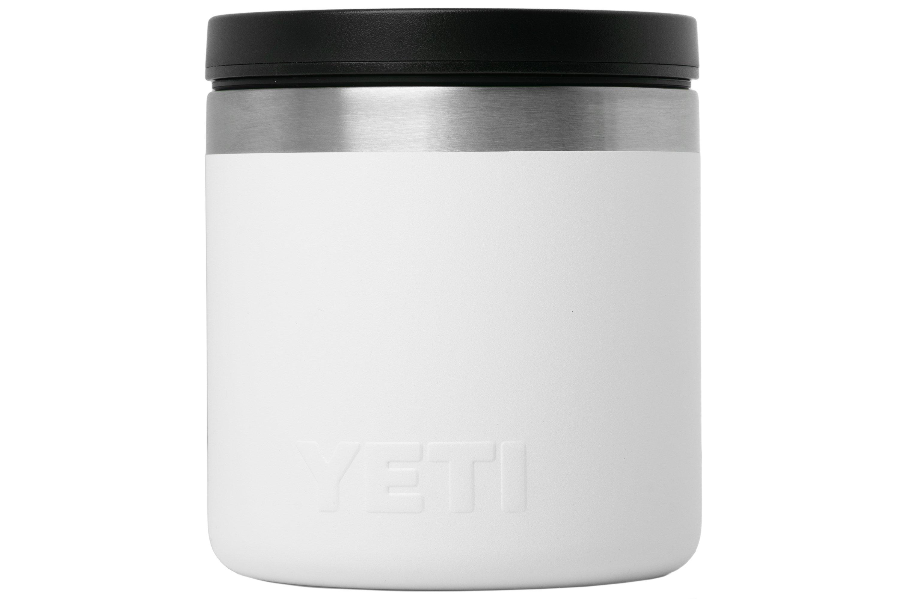 Yeti Rambler Food Jar 8oz Mag Vent Lid, White, insulated food jar, 237 ...