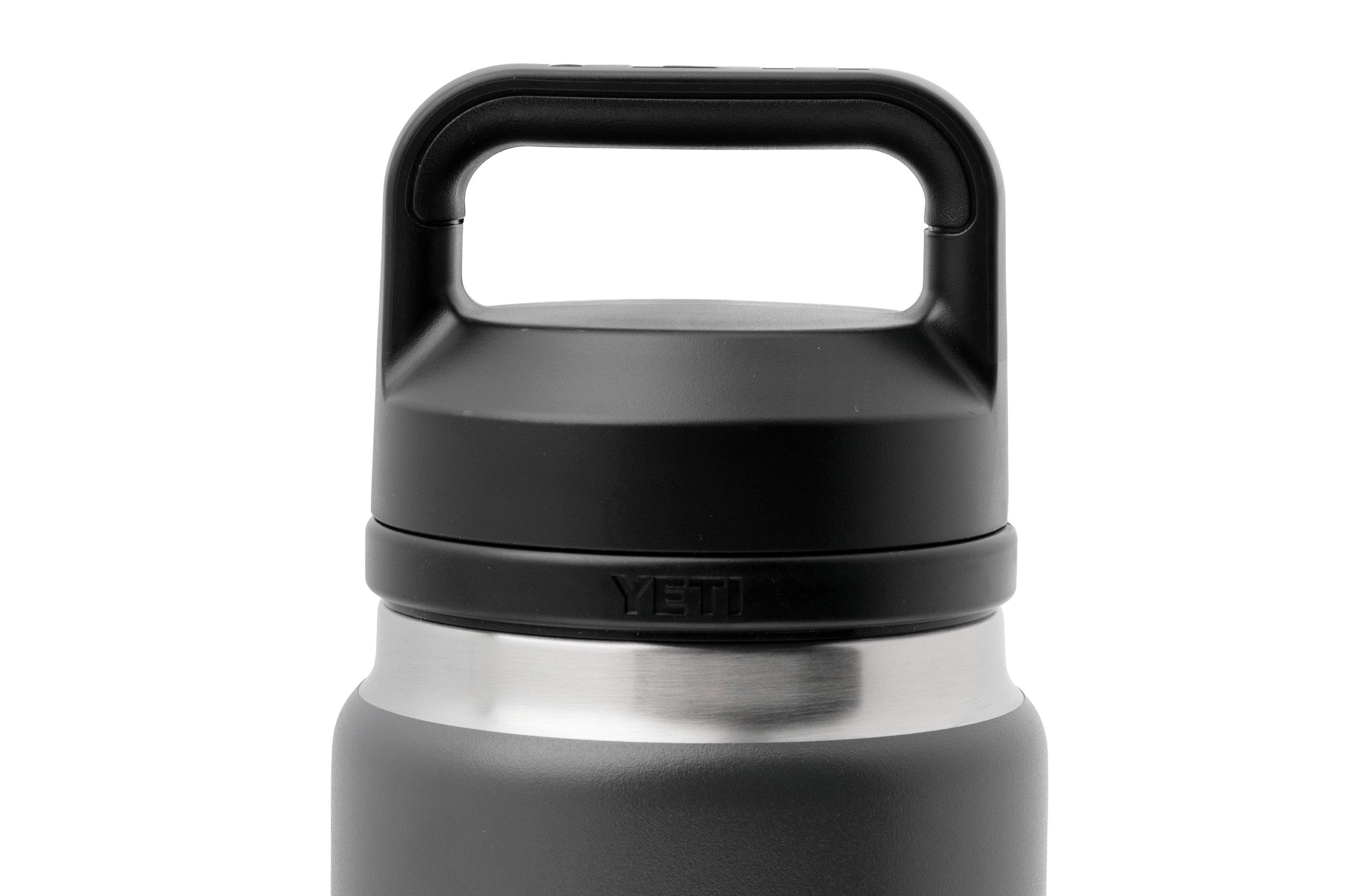 Yeti Rambler Bottle 26oz Chug Cap, Charcoal Grey, thermos bottle with ...