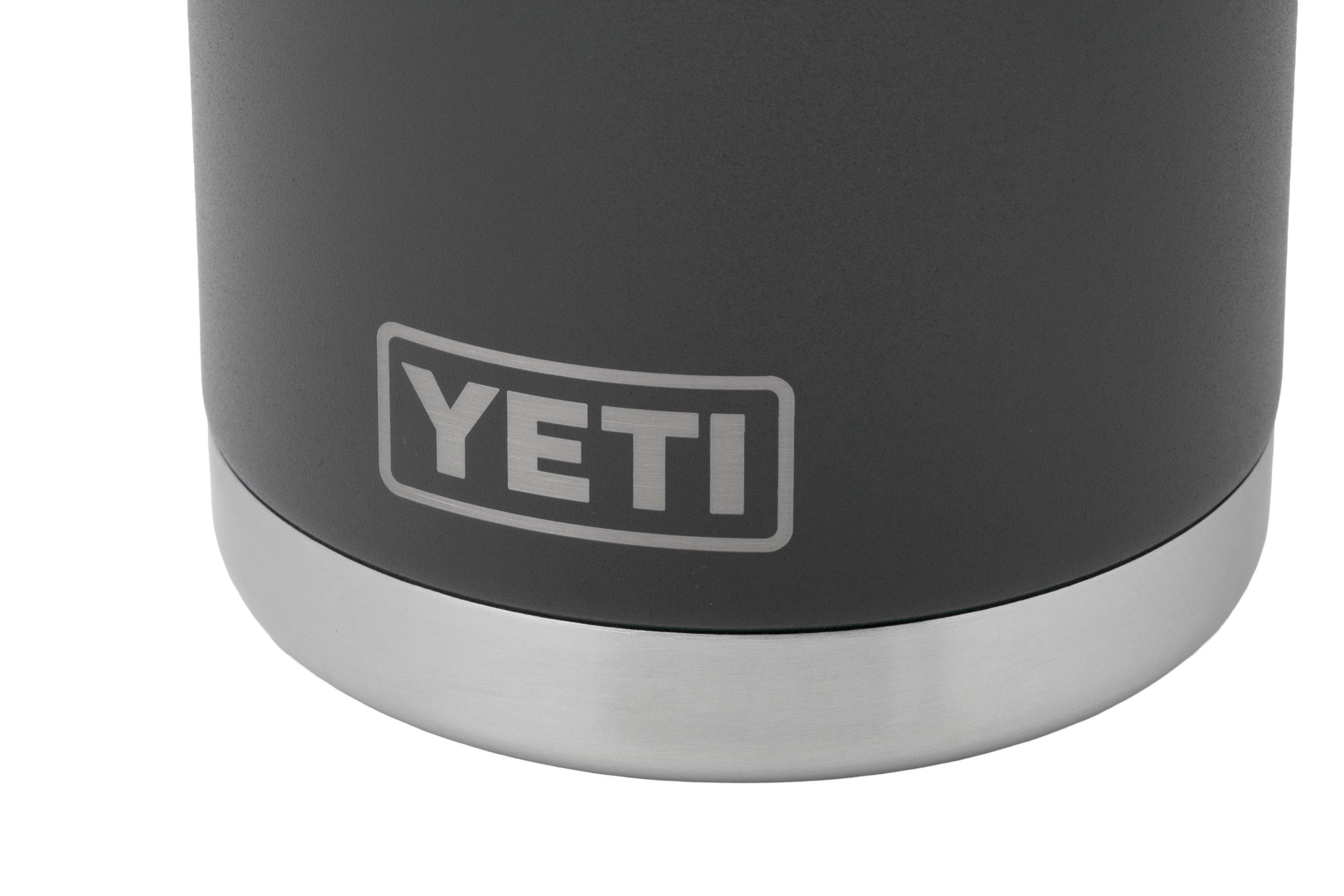 Yeti Rambler Bottle 36oz Chug Cap, Charcoal Grey, thermos flask with ...