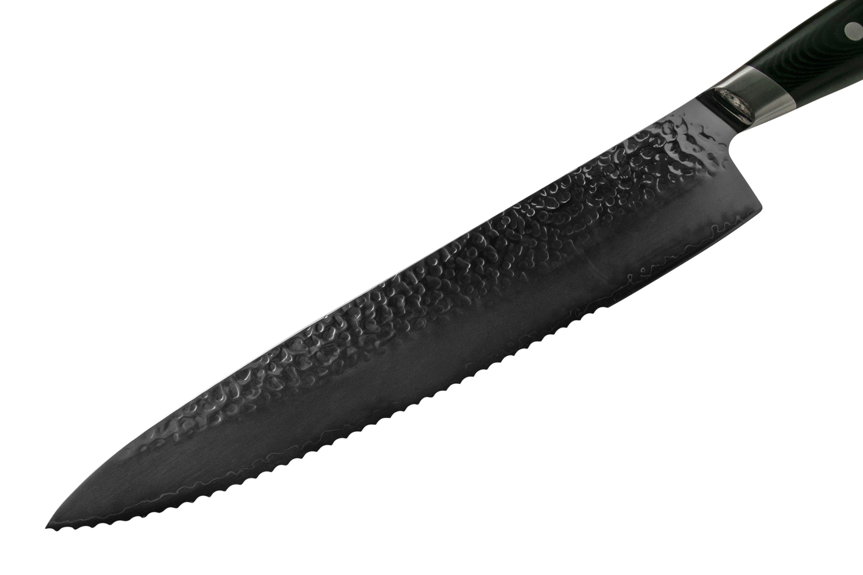 Yaxell Tsuchimon 36725 serrated chef's knife 25.5 cm | Advantageously ...