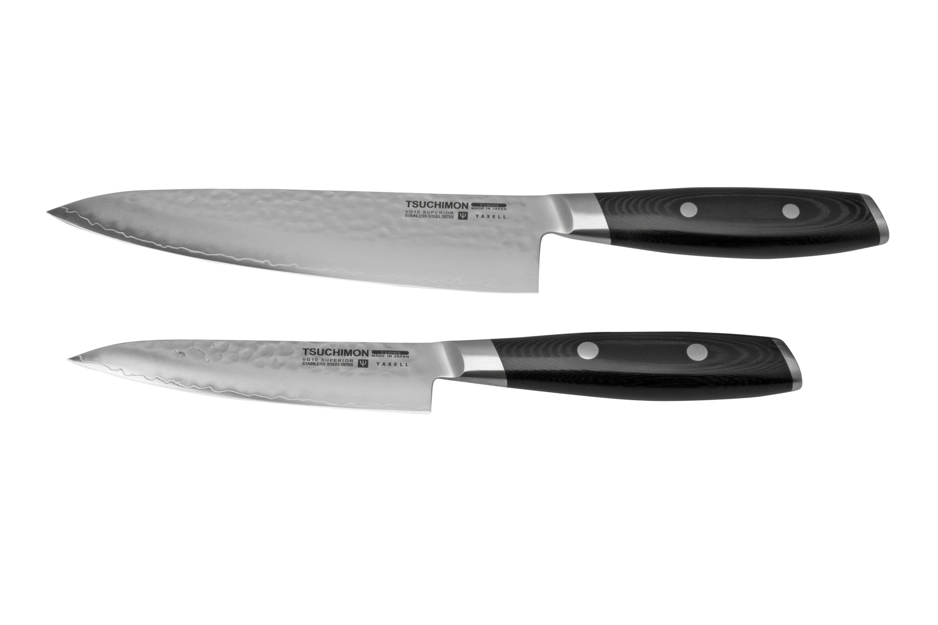 Yaxell Tsuchimon 36751, 2-piece gift set chef's knife and utility knife ...