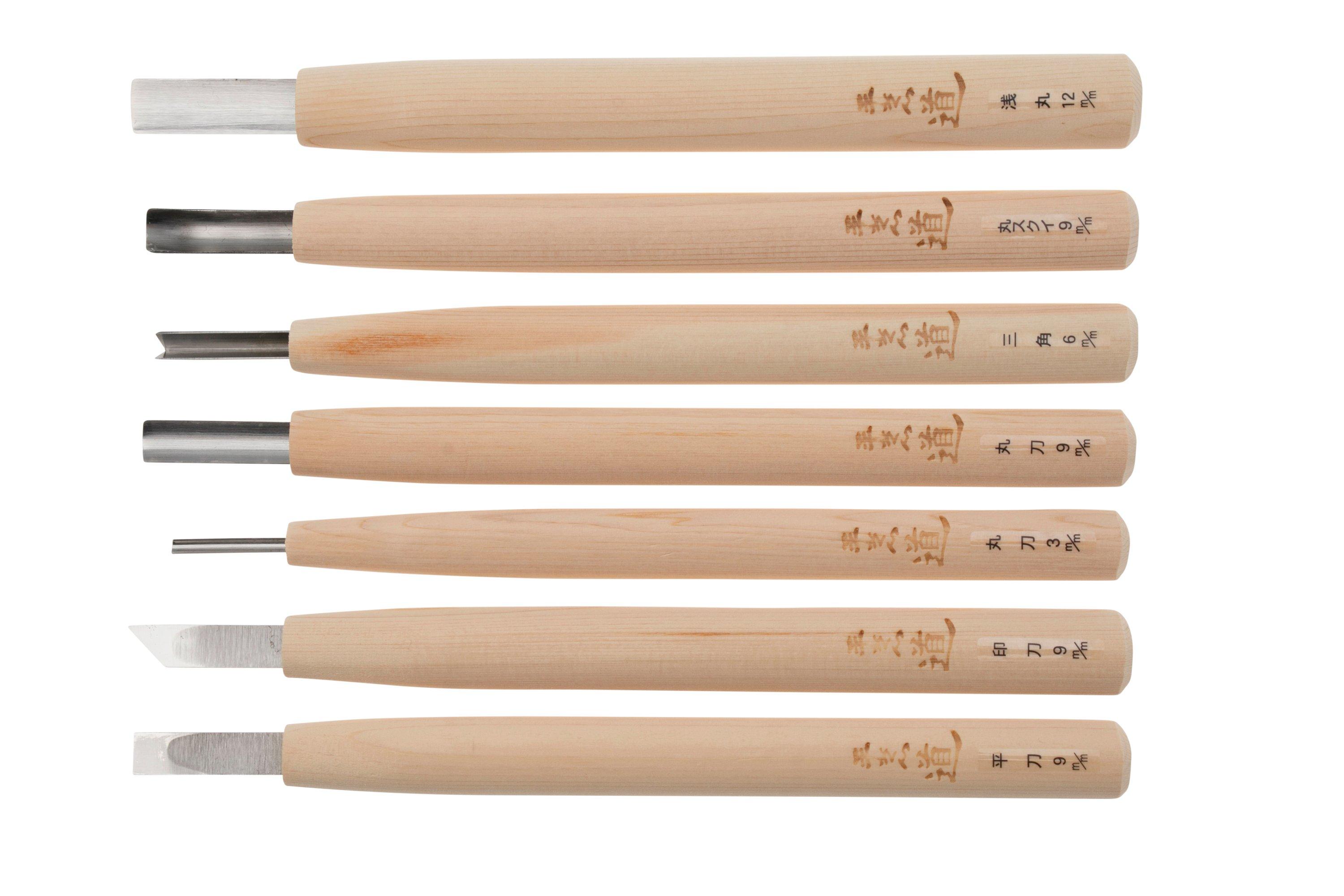 Yoshiharu Mitomoto Woodcarving Knife set YSH-091 Japanese woodcarving ...