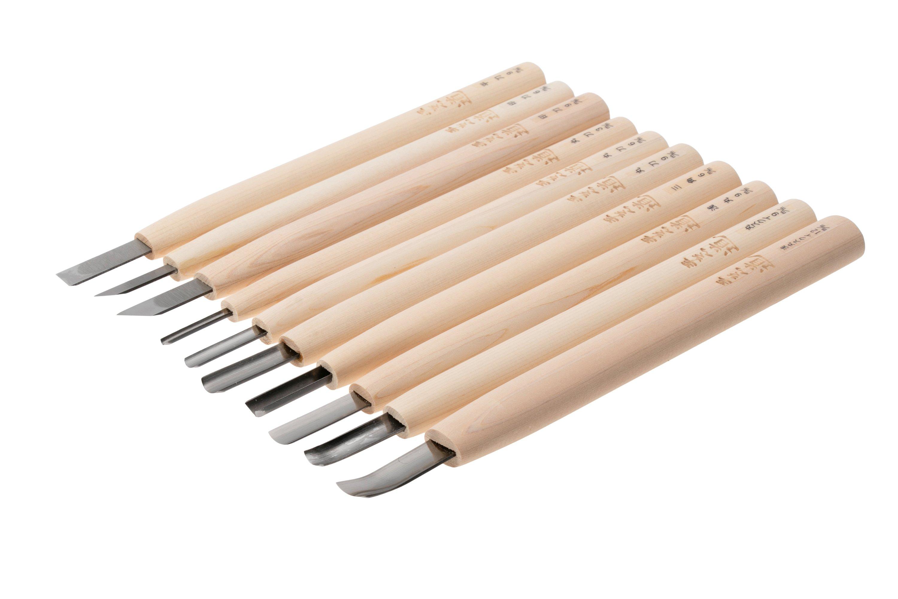 Yoshiharu Mitomoto Woodcarving Knife set YSH-117 Japanese woodcarving ...