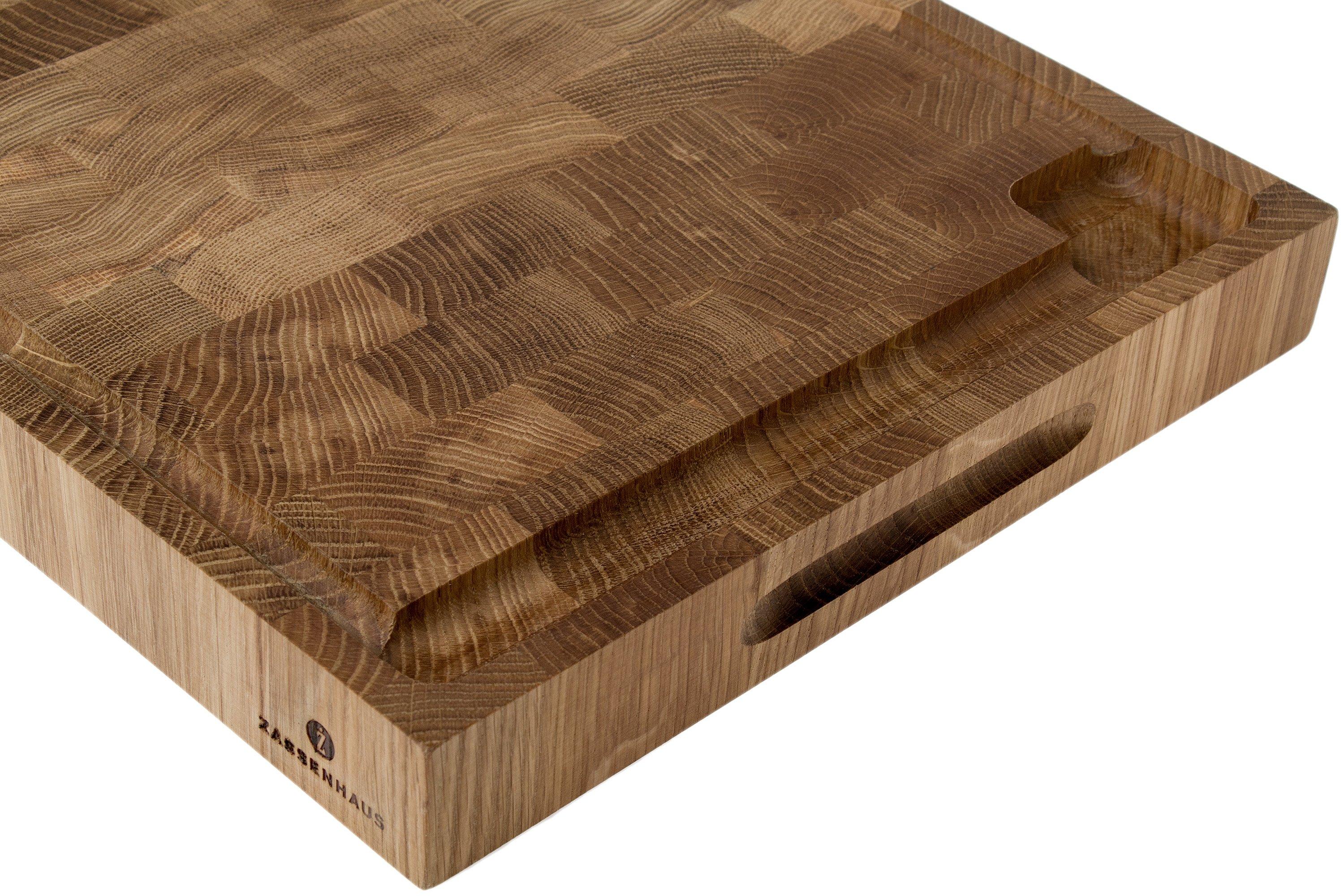 Zassenhaus cutting board oak wood 54x30x4 cm | Advantageously shopping ...