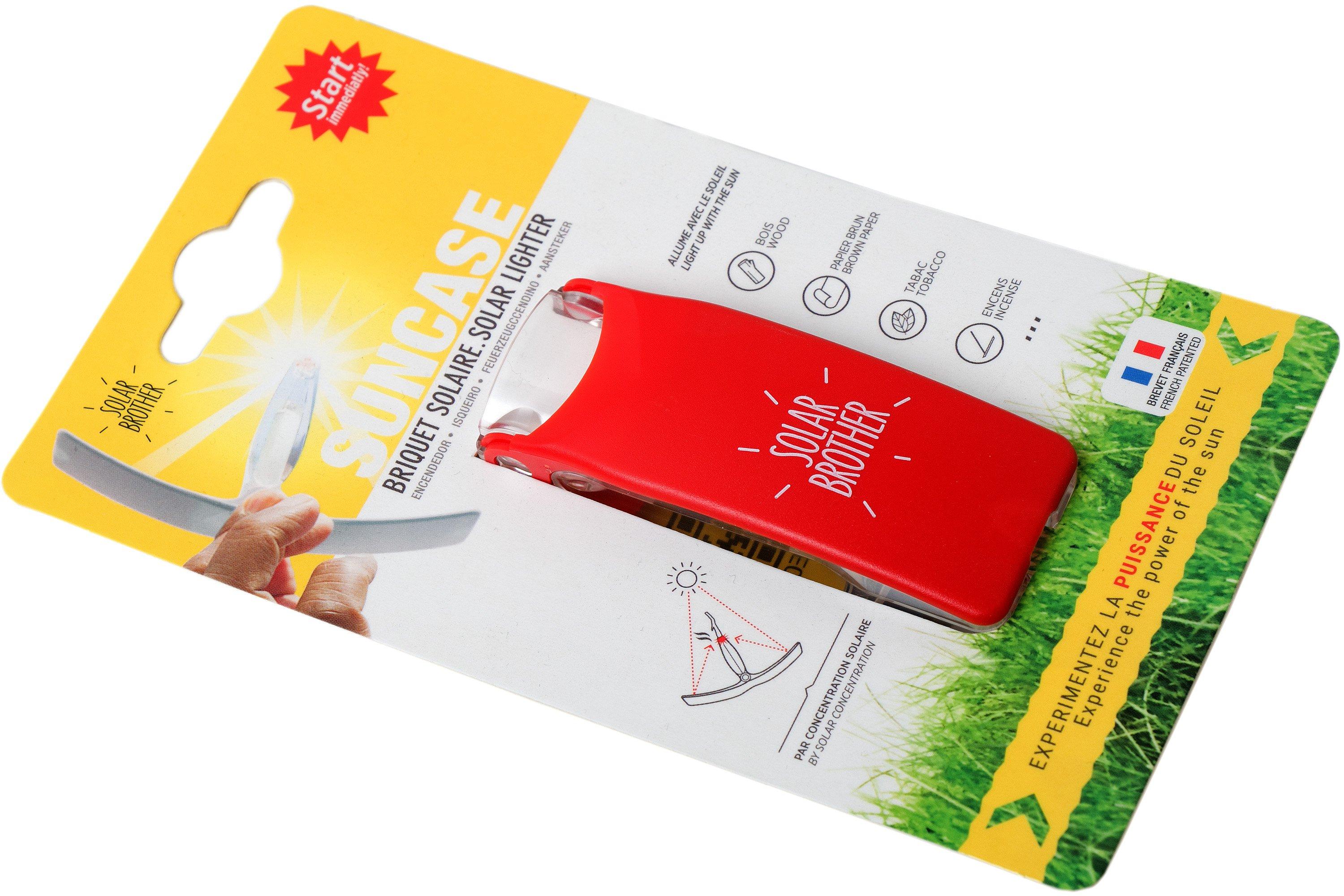 Solar Brother Suncase allume feu à énergie solaire, rouge | Achetez à ...
