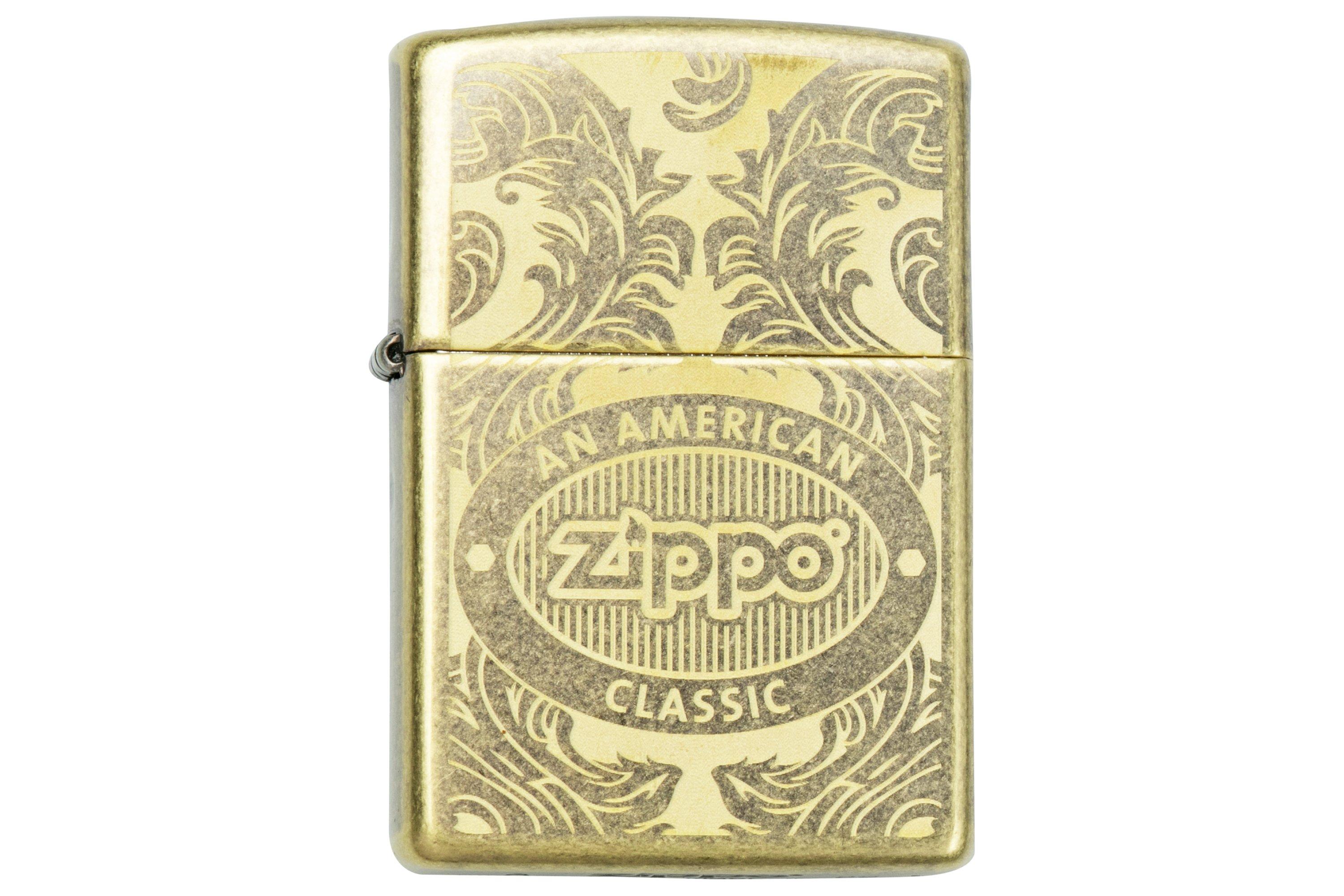 Zippo Scroll 60004034 gold, lighter | Advantageously shopping at ...
