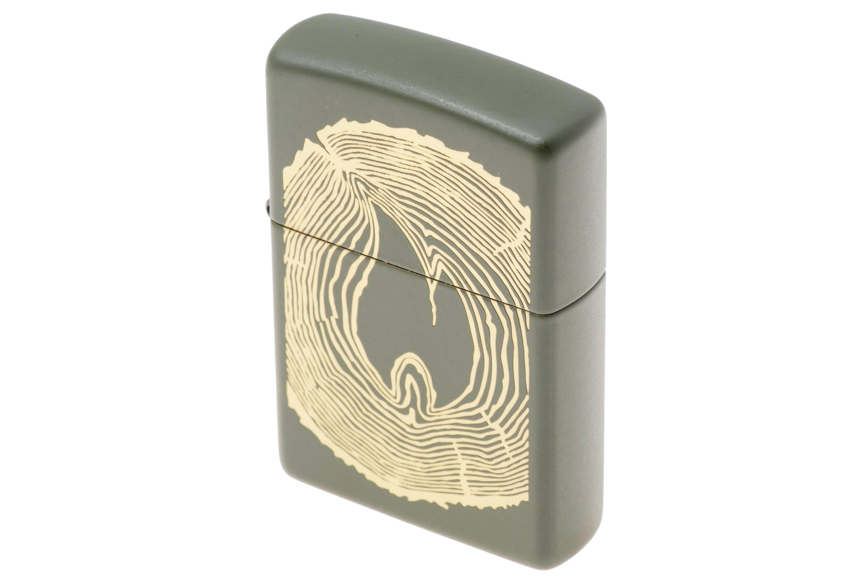 Zippo Wood Ring Design Matte 48959-000002, lighter | Advantageously ...