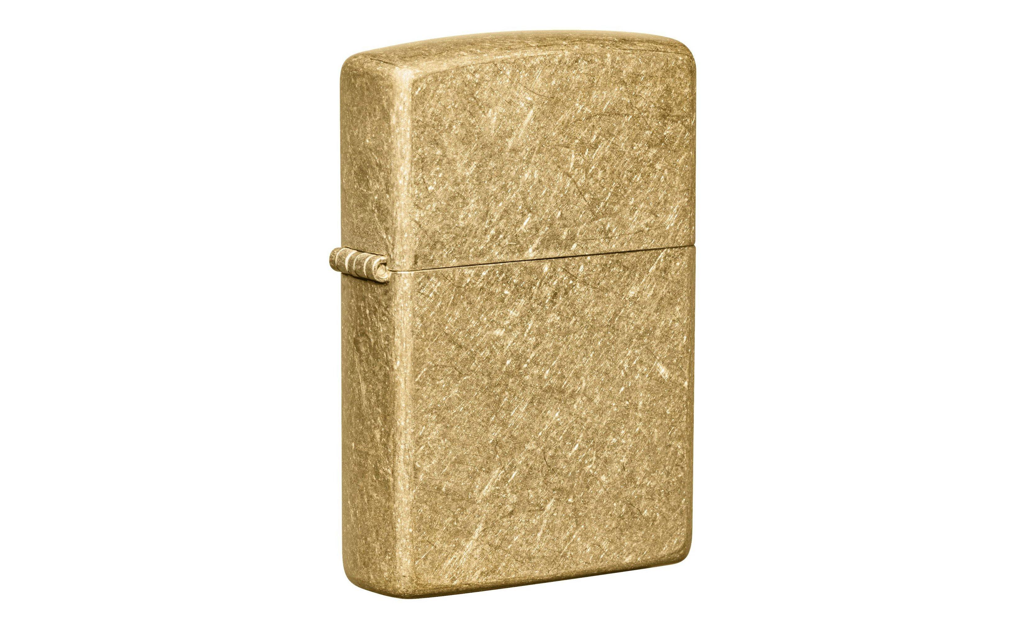 Zippo Regular model Tumbled Brass 49477-000002, lighter | Advantageously shopping at ...