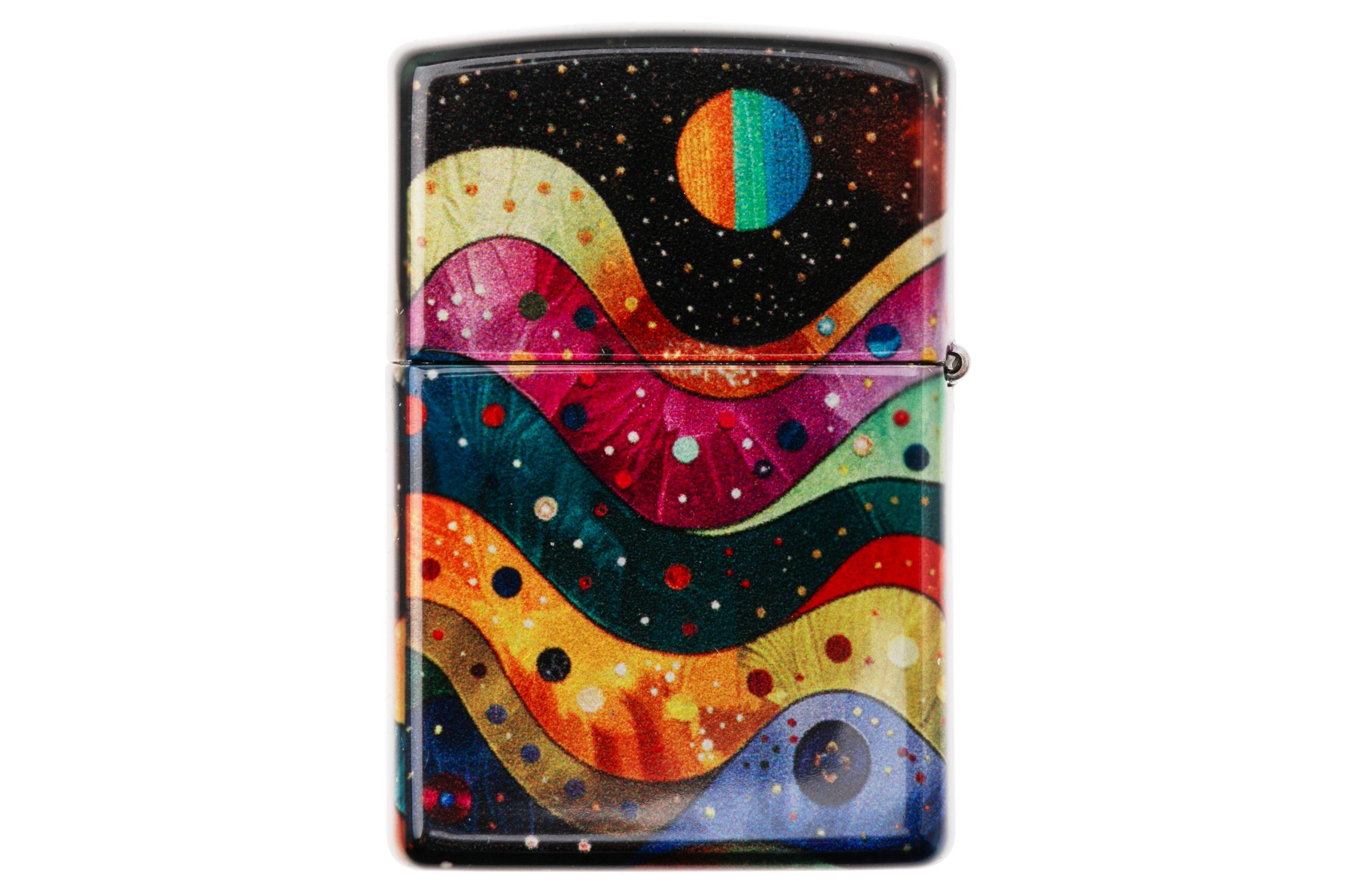 Zippo Abstract Space Design 60007462, 540 Tumbled Chrome, mechero ...