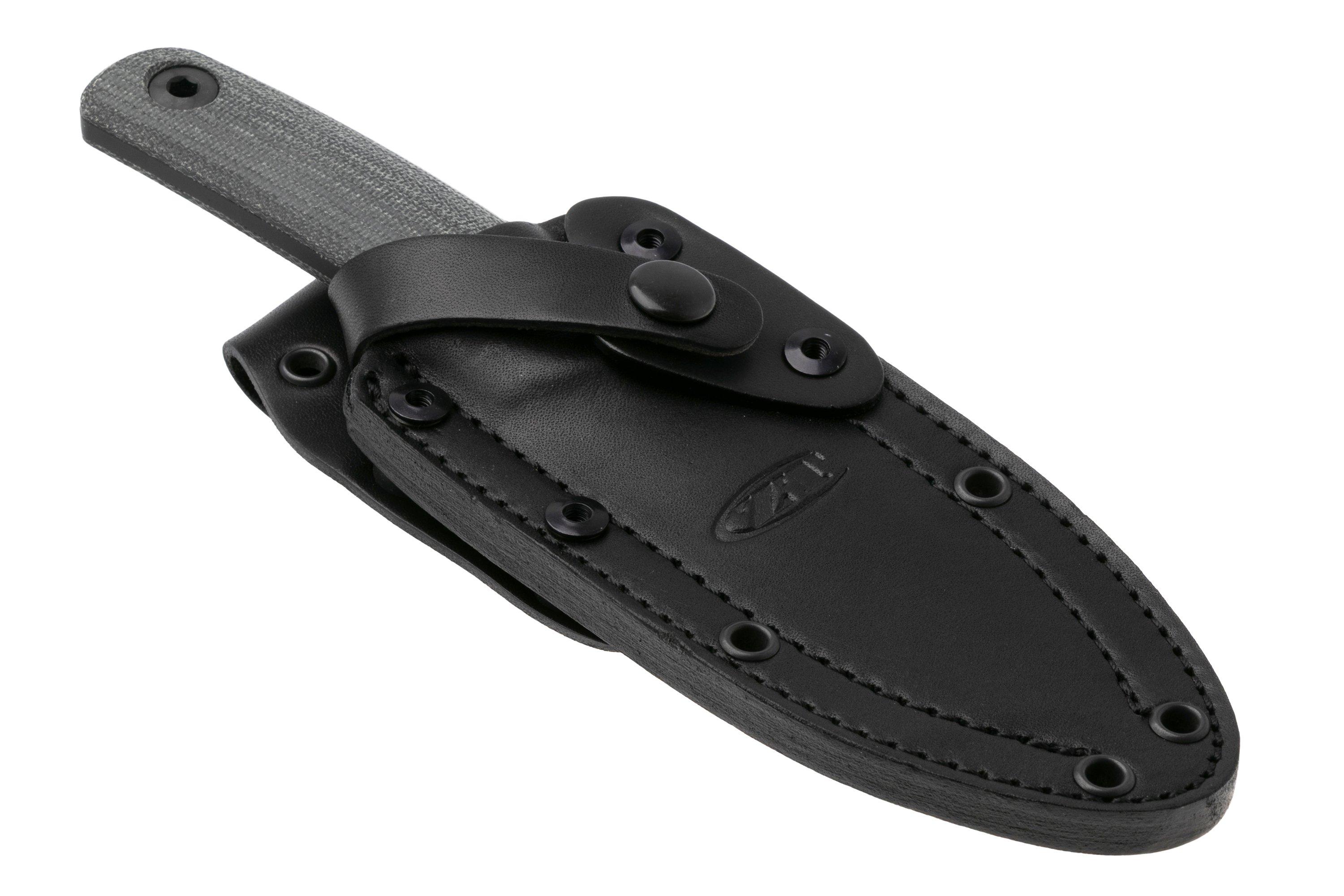 Zero Tolerance 0004BLK, Black CPM Cru-Wear, Black Micarta couteau fixe ...