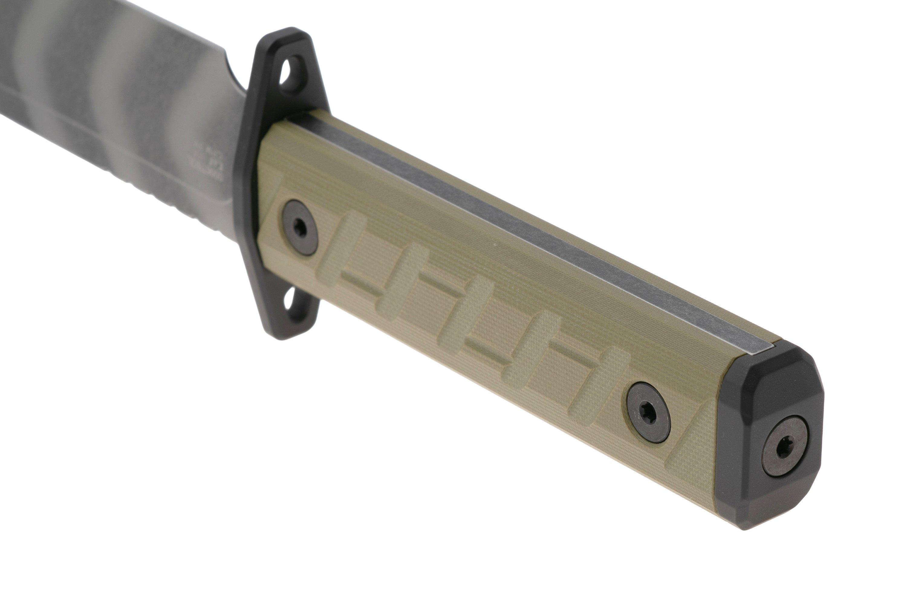 Zero Tolerance 0006 Tiger Stripe Cerakote, cuchillo de supervivencia ...