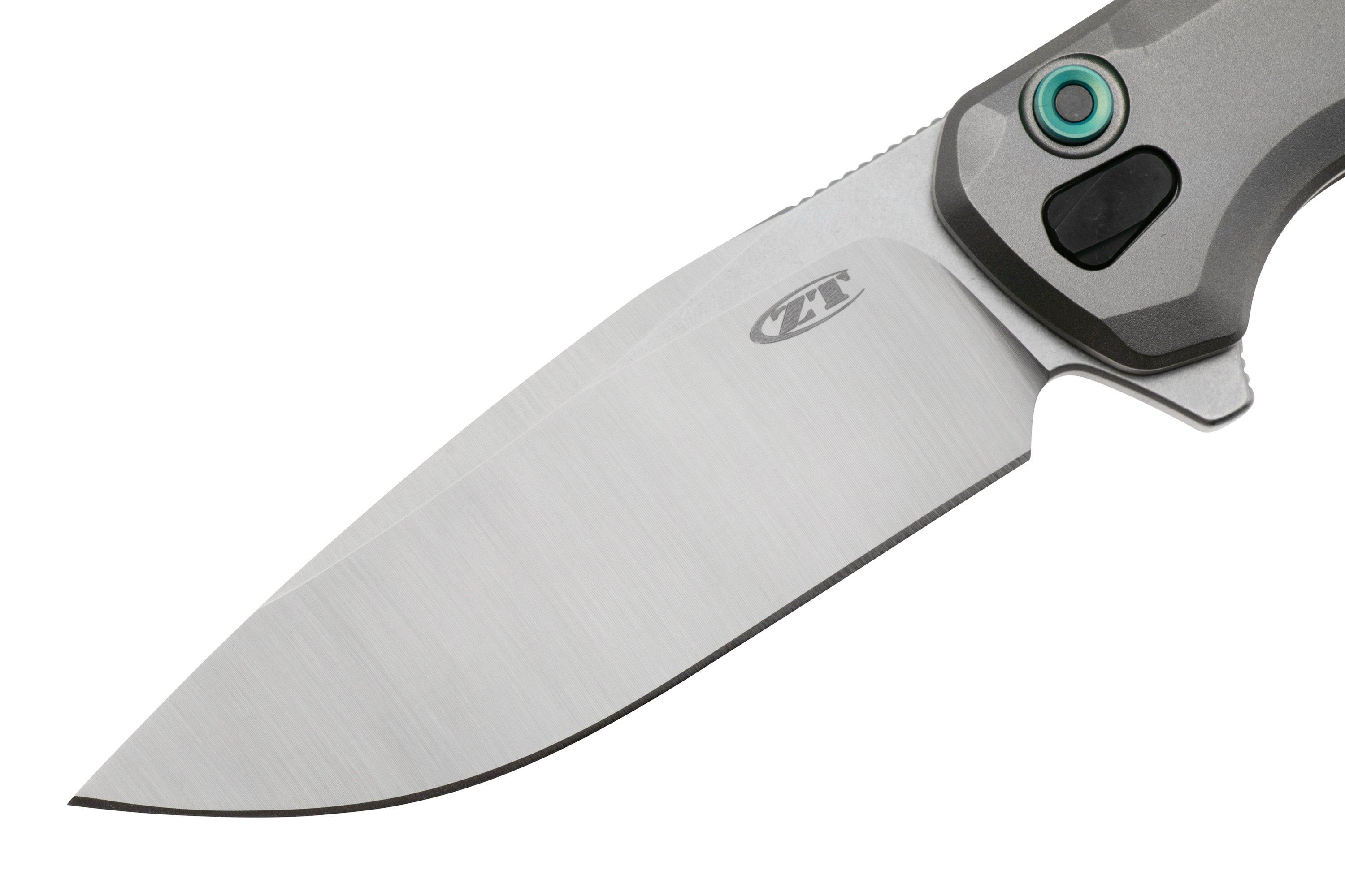 Zero Tolerance 0044 Button Lock CPM S45VN, Titanium, coltello da tasca ...