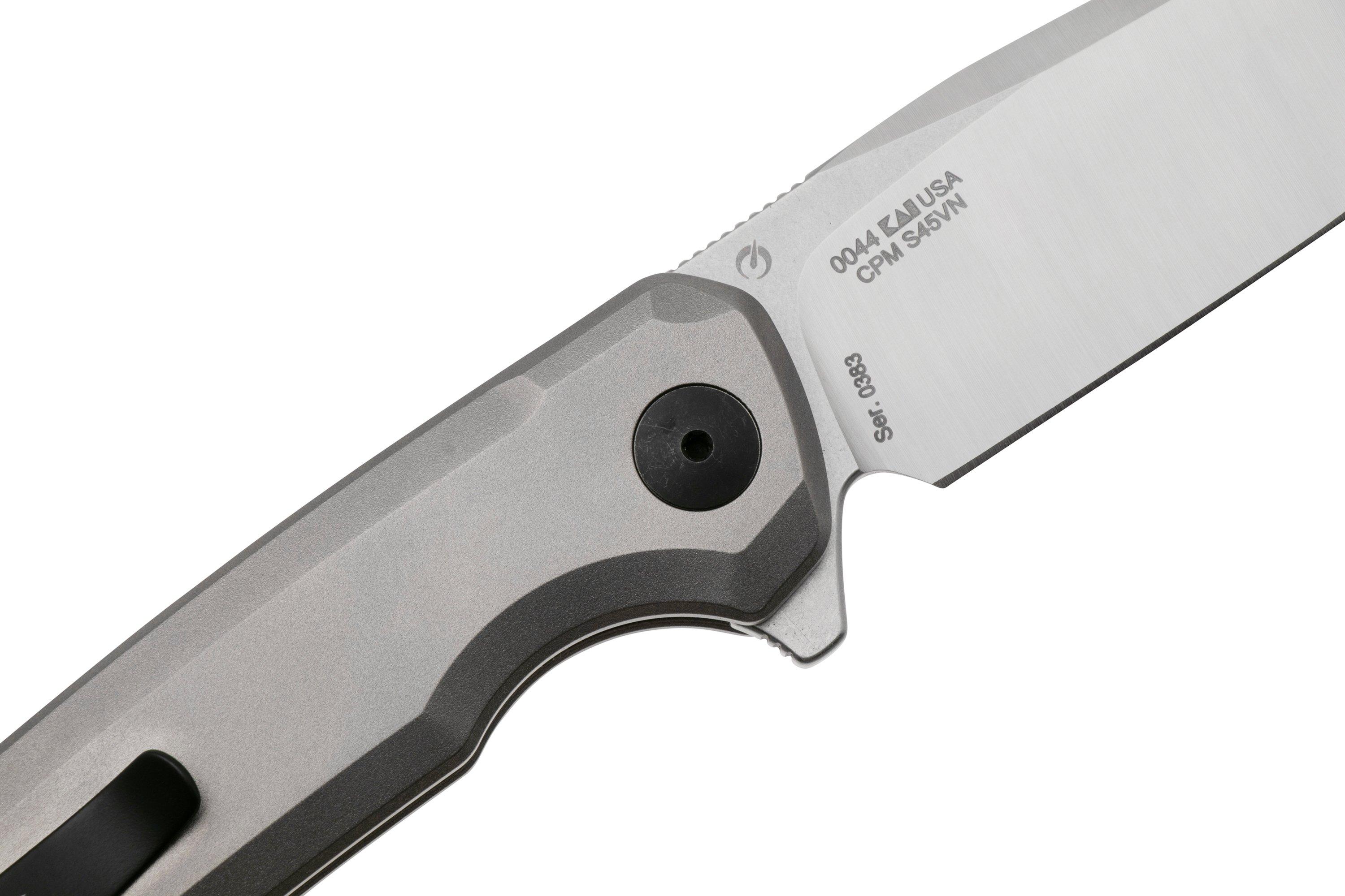 Zero Tolerance 0044 Button Lock CPM S45VN, Titanium, Taschenmesser ...