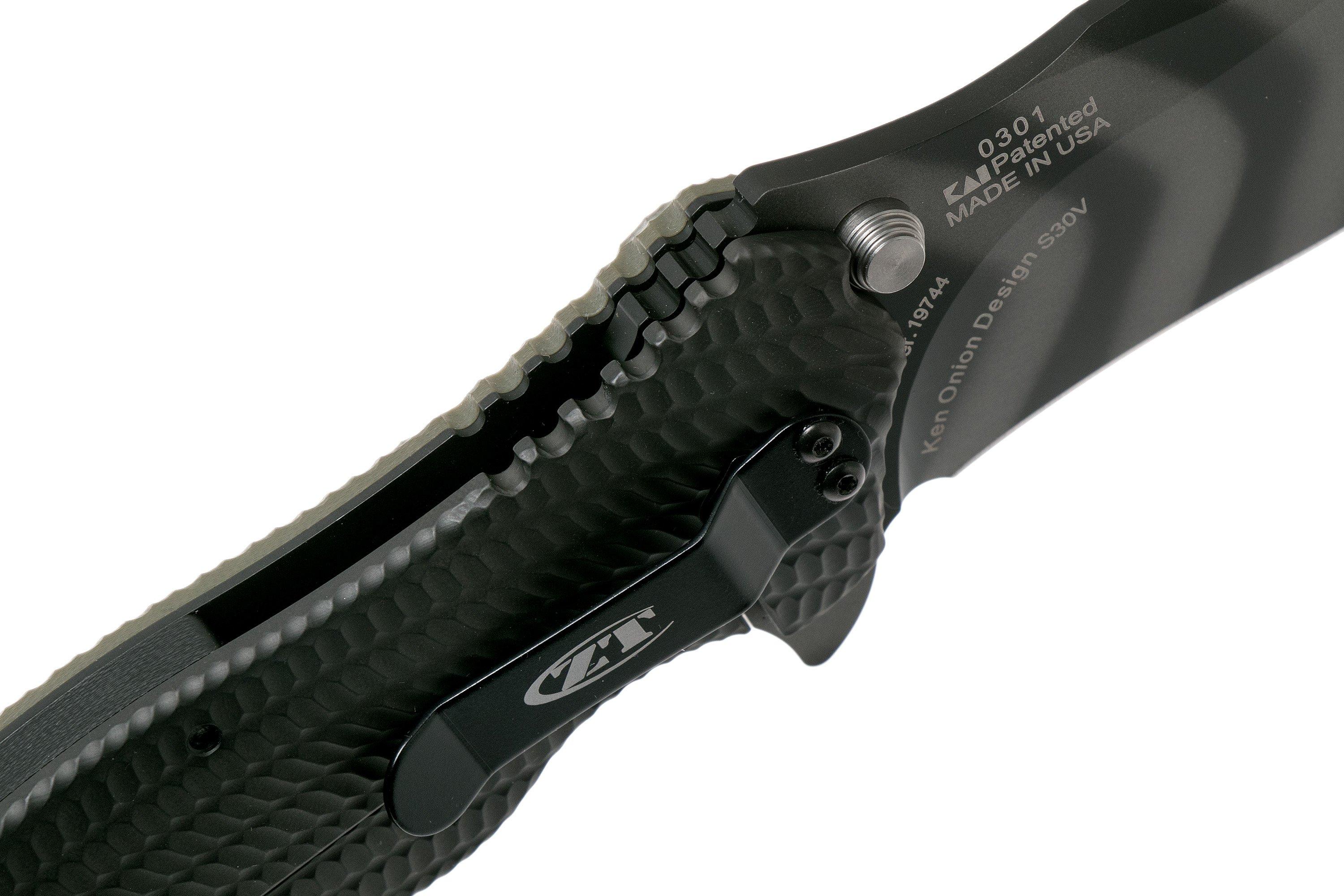 Zero Tolerance 0301 Ranger Green, plain edge | Advantageously shopping ...