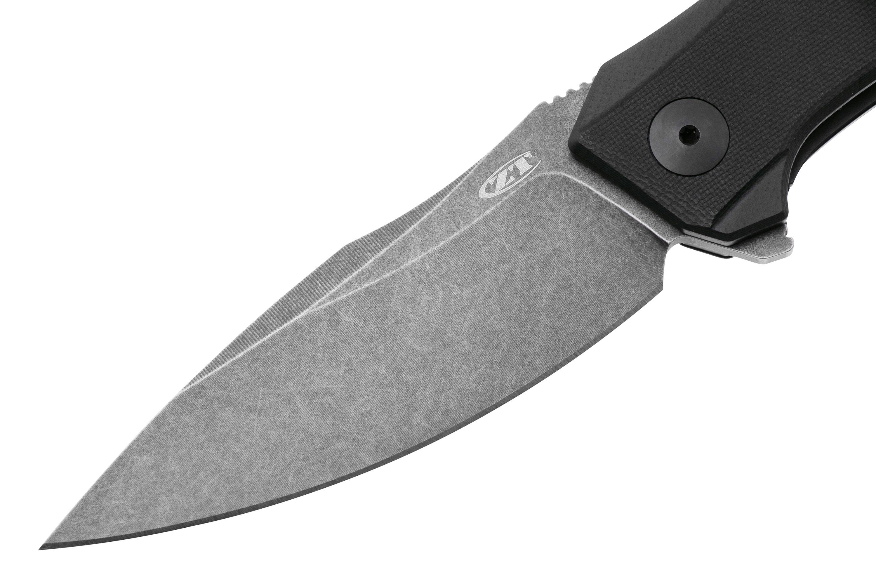 Zero Tolerance 0357BW Blackwash Finish pocket knife | Advantageously ...