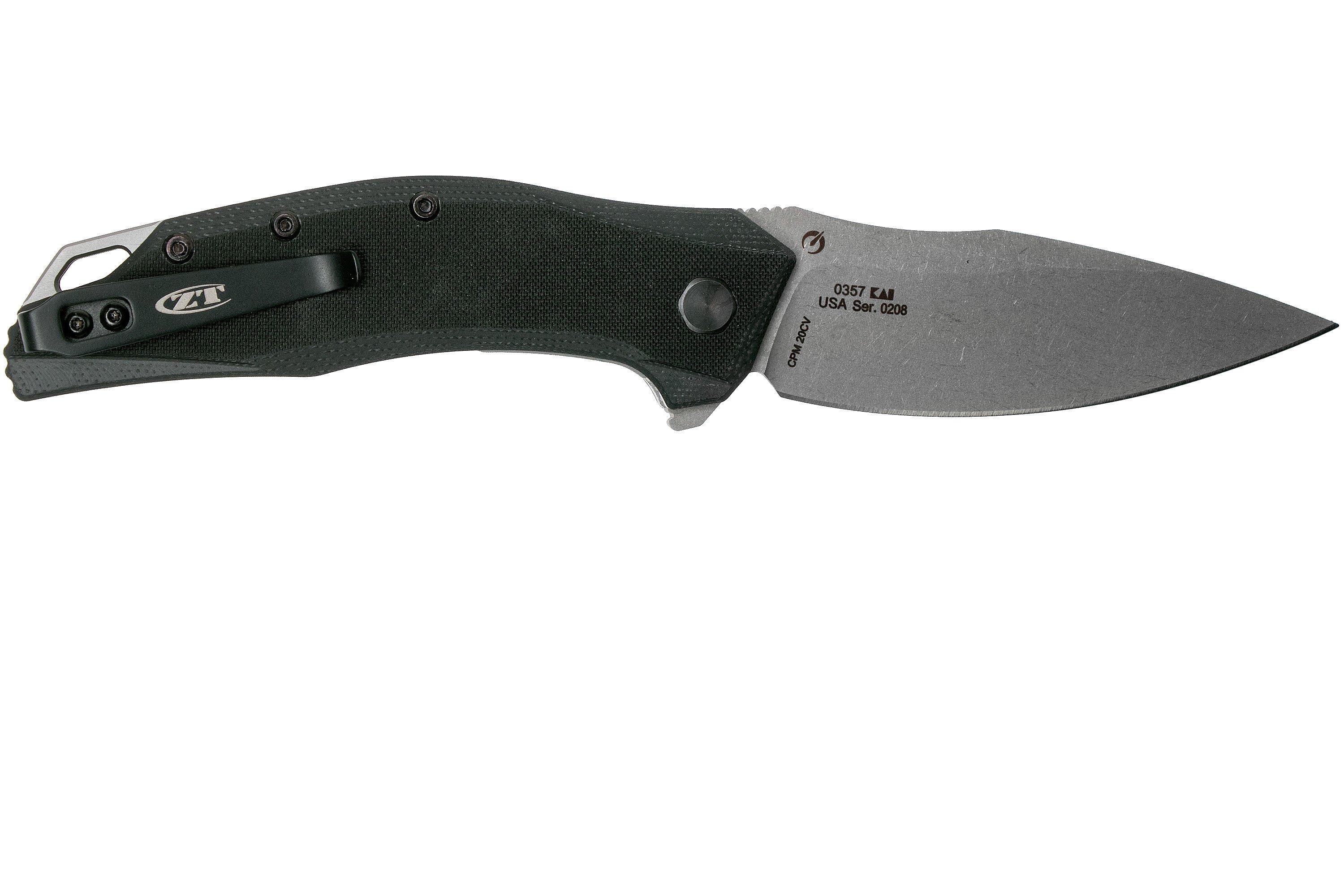 Zero Tolerance 0357 Working Finish pocket knife | Advantageously ...