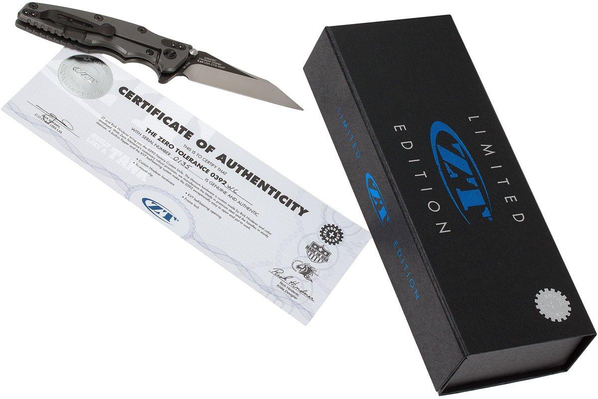 Zero Tolerance 0392WC Limited Edition | Advantageously shopping at ...