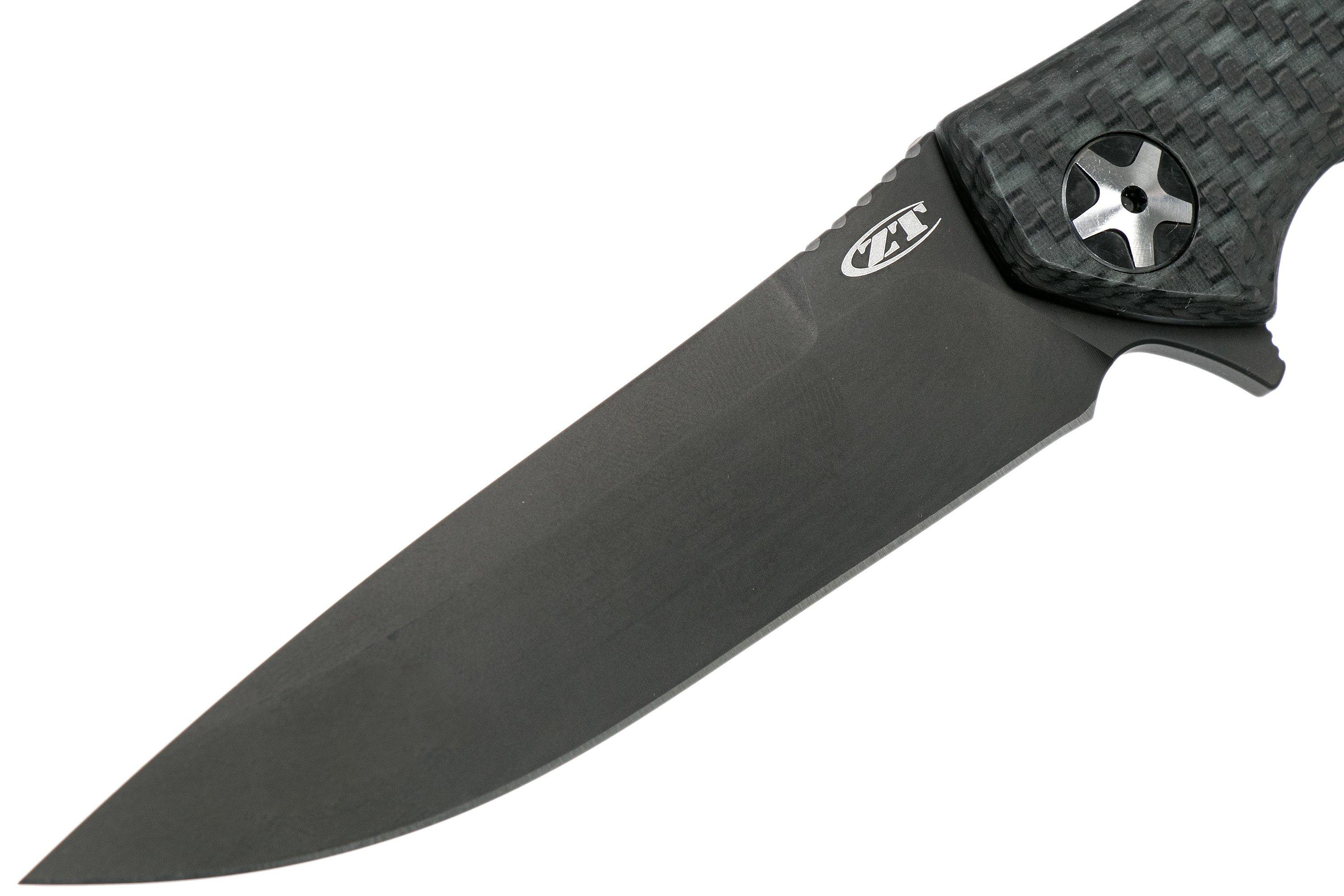 Zero Tolerance 0452GL Sprint Run Glow in the Dark CF pocket knife ...