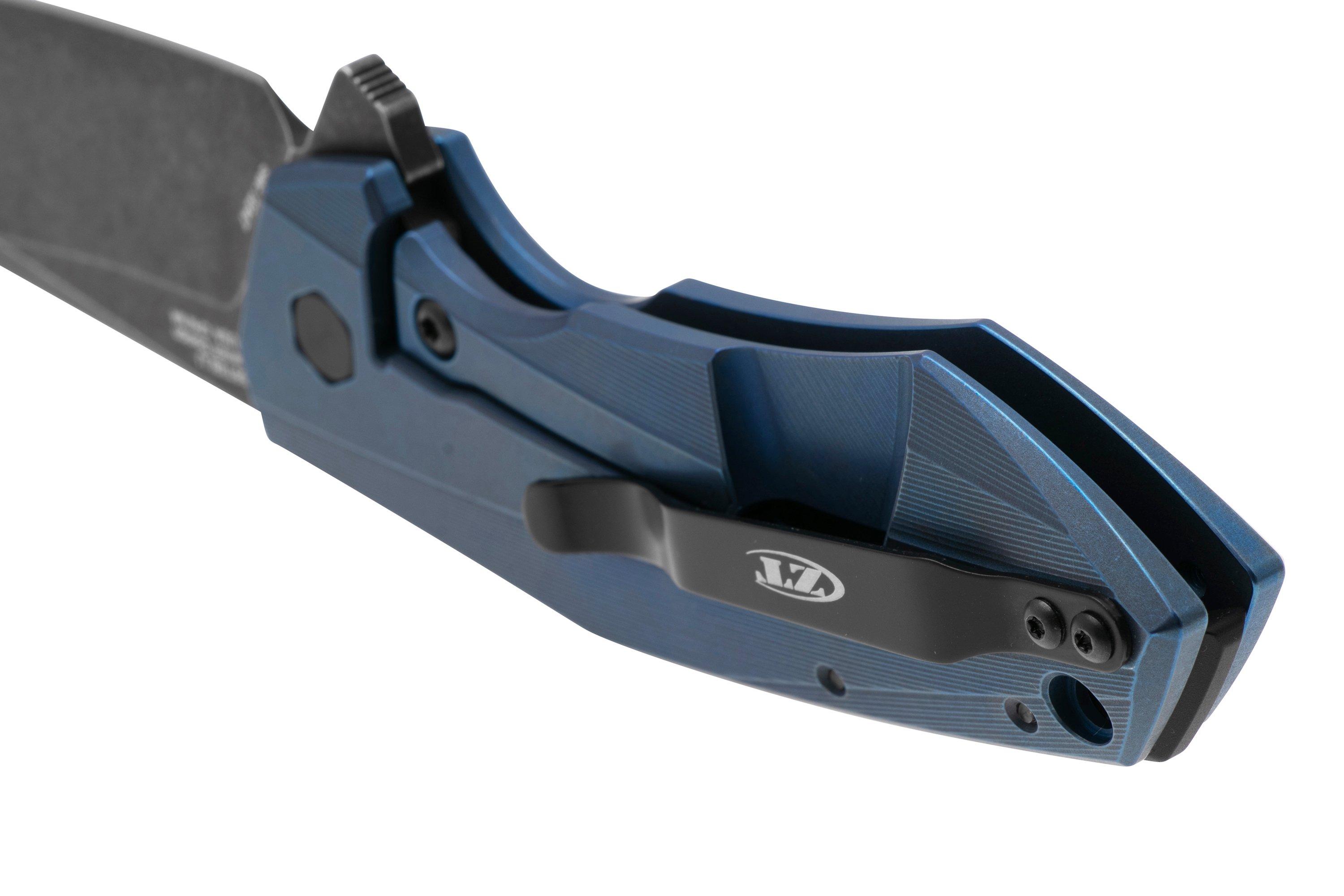 Zero Tolerance 0456 Factory Special 0456TIBLU Blackwashed CPM-M4, Blue ...