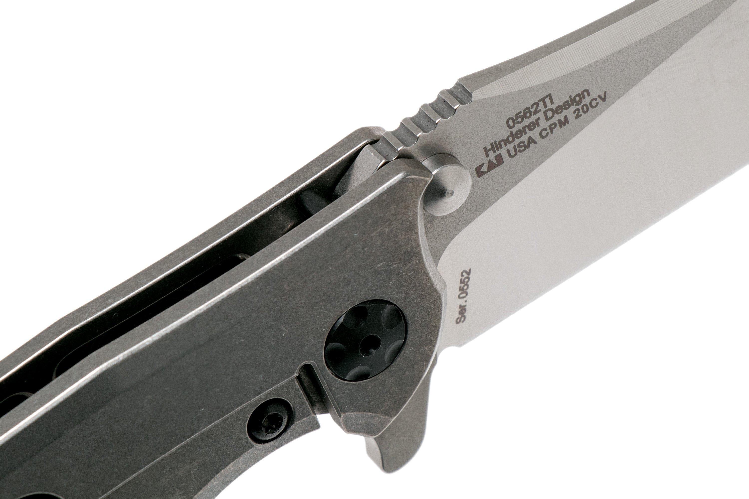 Zero Tolerance 0562TI pocket knife, Rick Hinderer design ...