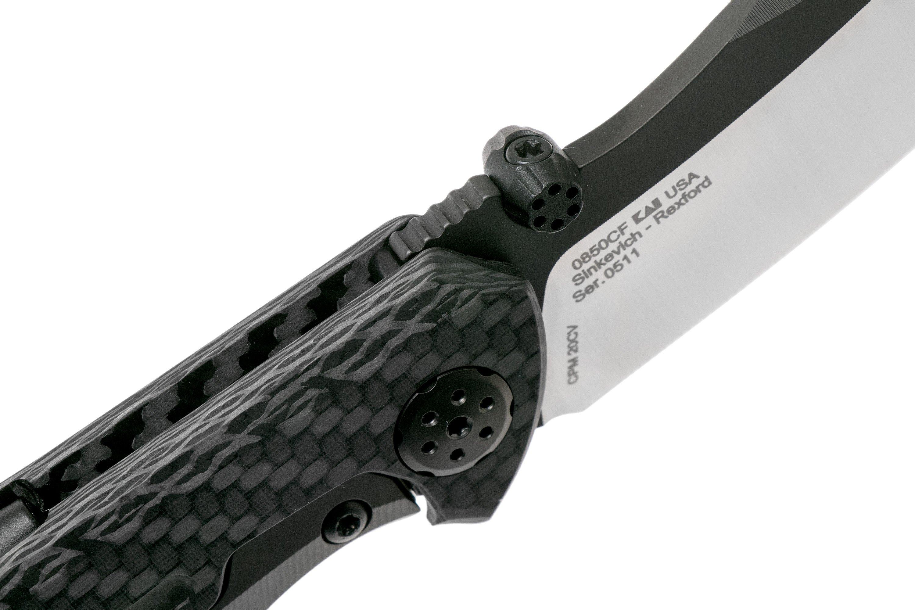 Zero Tolerance 0850CF Sprint Run pocket knife, Rexford & Sinkevich ...