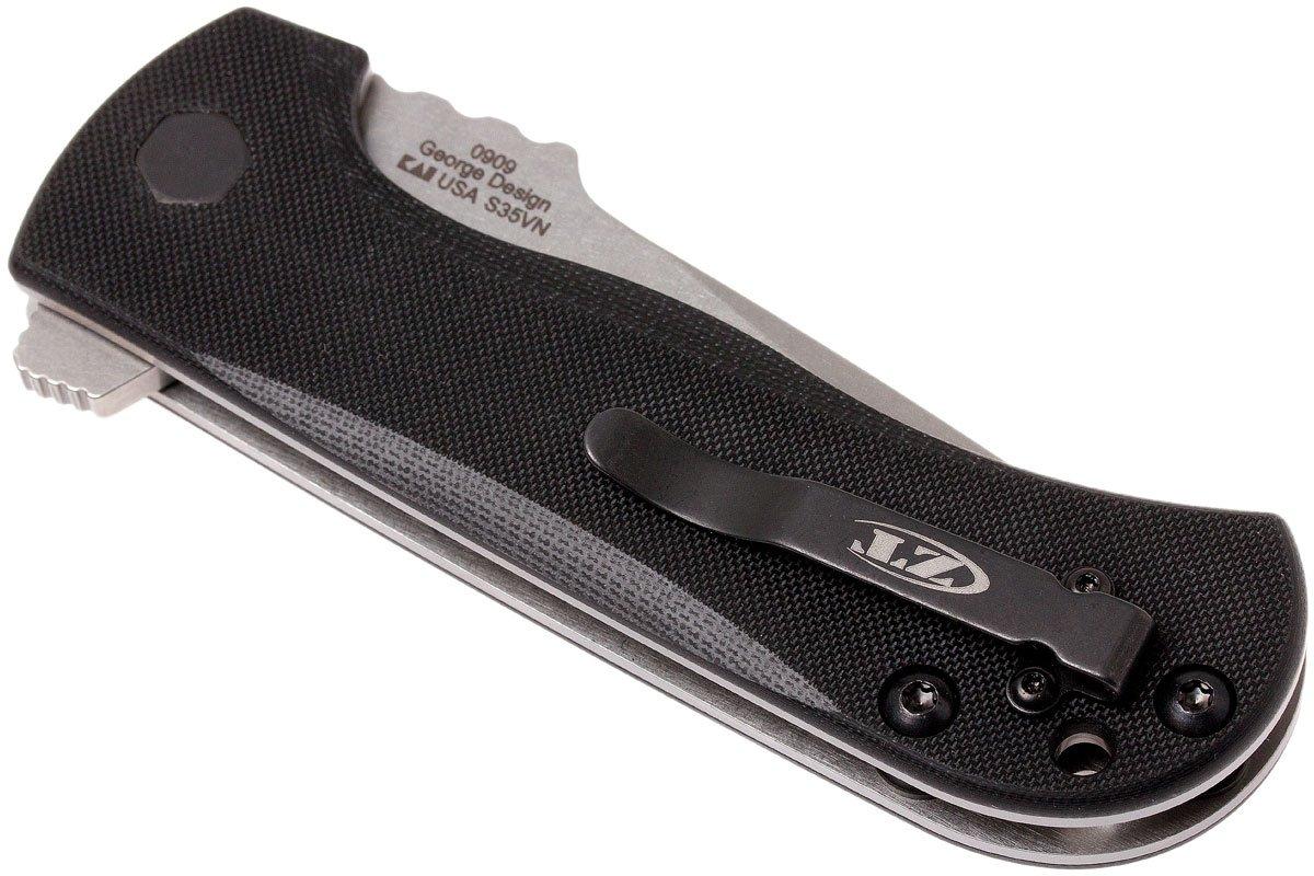 Zero Tolerance 0909 pocket knife, Les George design | Advantageously ...