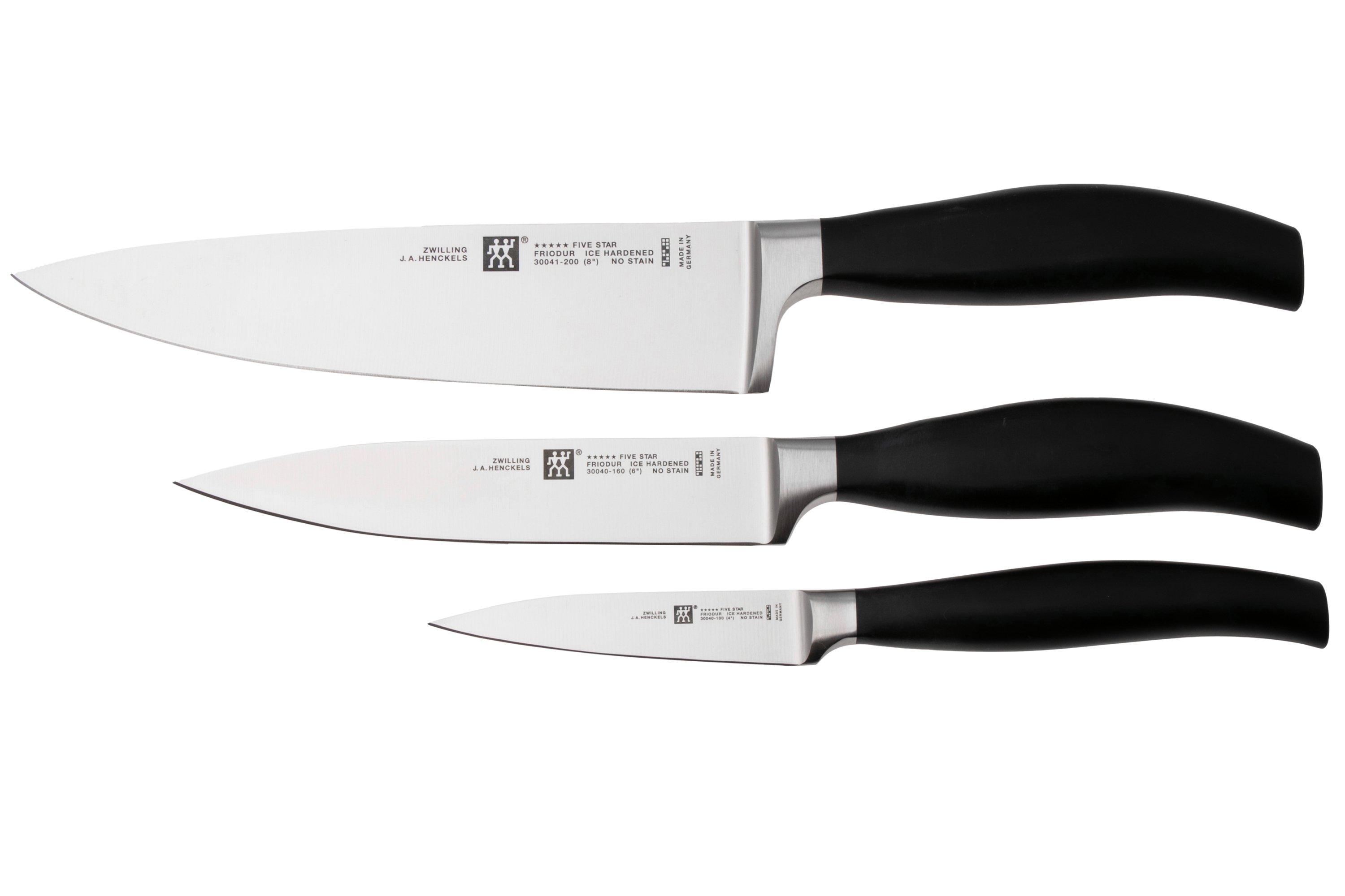 Zwilling J.A. Henckels 1001283 Five Star knife set, 3-piece set ...