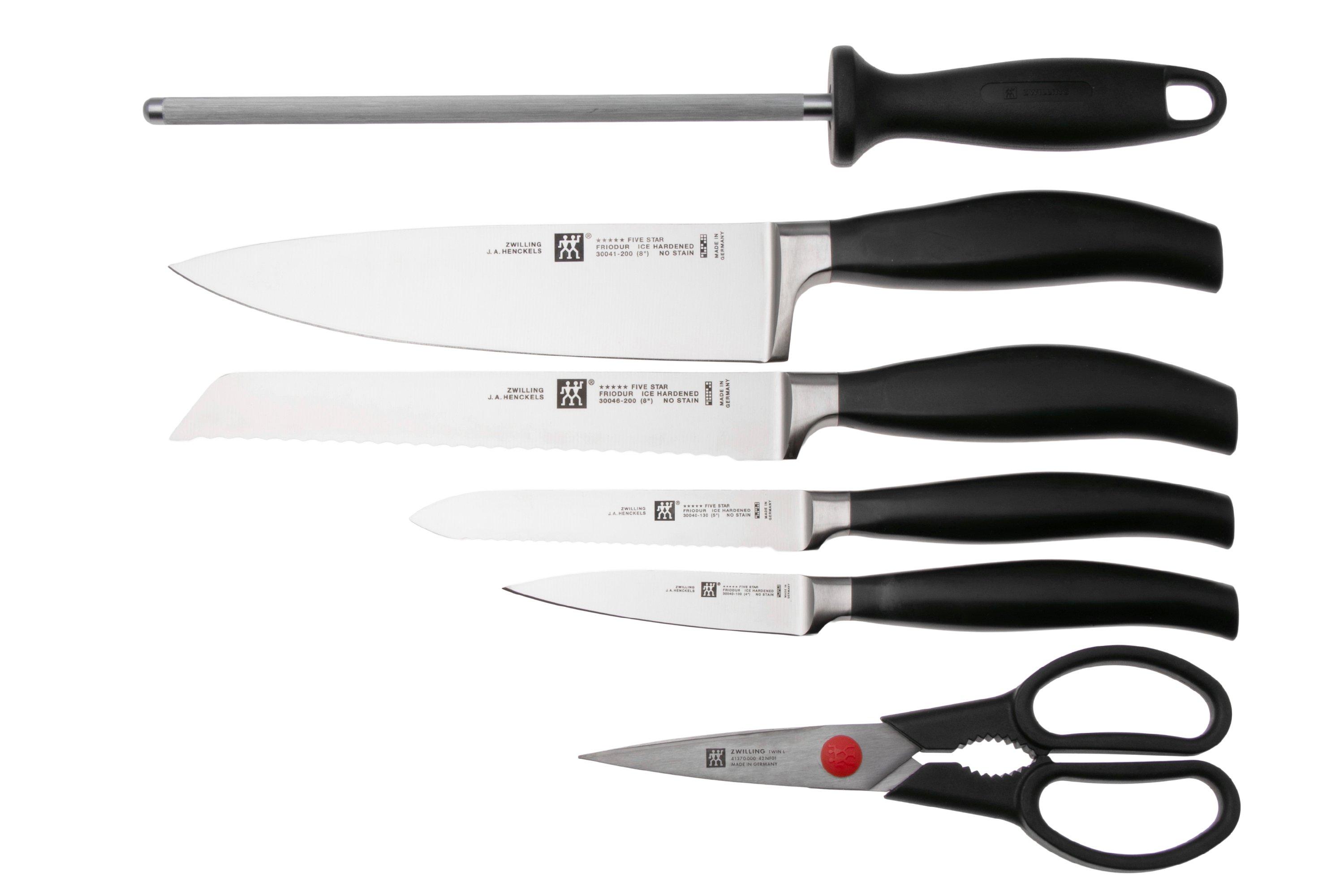 Zwilling J.A. Henckels 1026690 Five Star knife set, 7-piece set ...