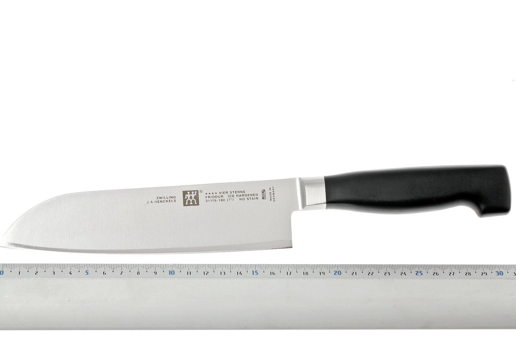 Zwilling J.A. Henckels Four Star Santoku knife 7" | Advantageously ...