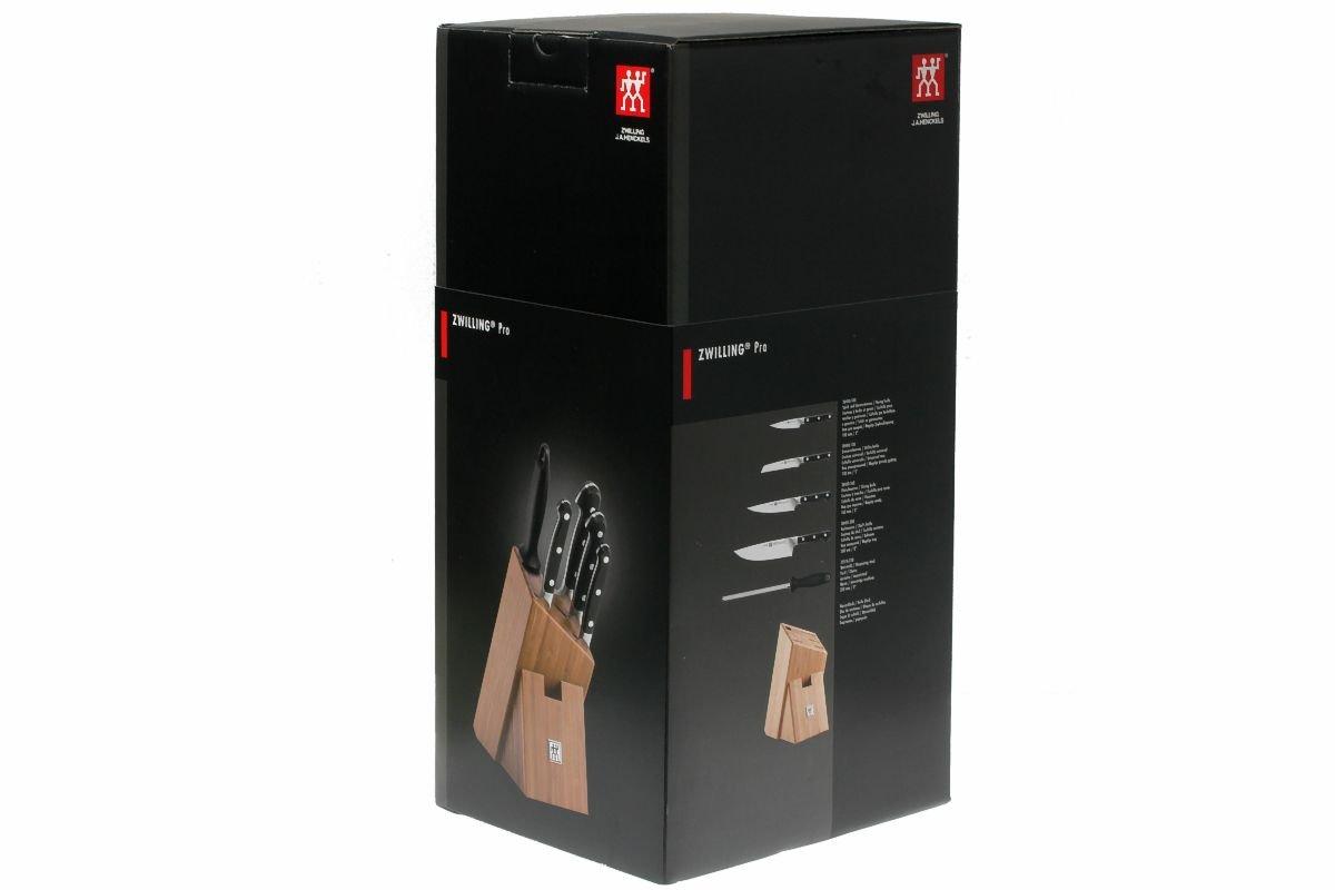 Zwilling Pro, 5 piece knife block set, 38436-000 | Advantageously ...